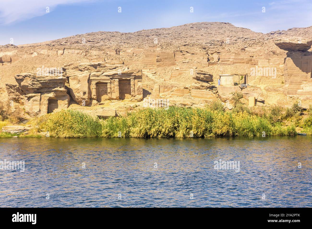 River Nile in Egypt. Life on the River Nile. Africa Stock Photo - Alamy