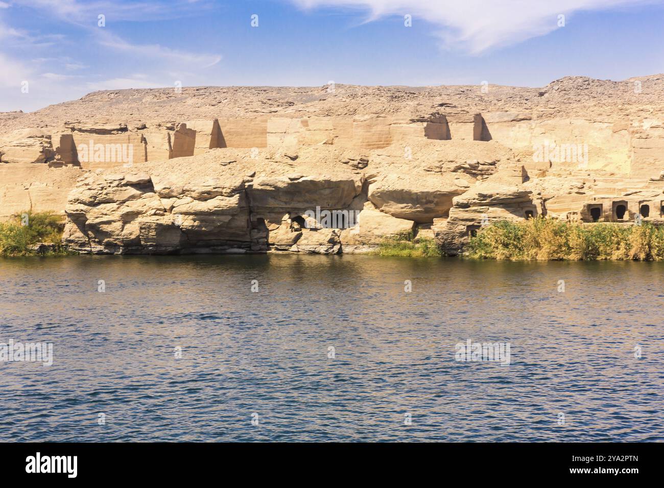 River Nile in Egypt. Life on the River Nile. Africa Stock Photo - Alamy