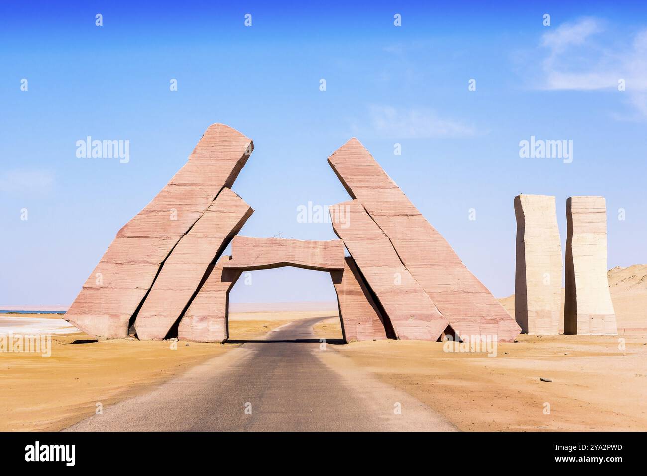 Gate of Ras Mohamed National Park in Egypt. Africa Stock Photo - Alamy