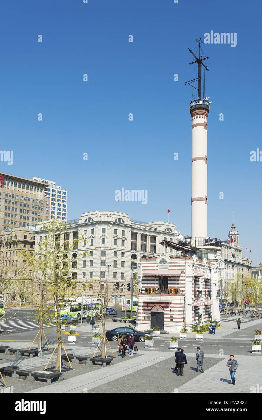 The bund in shanghai riverside china Stock Photo - Alamy