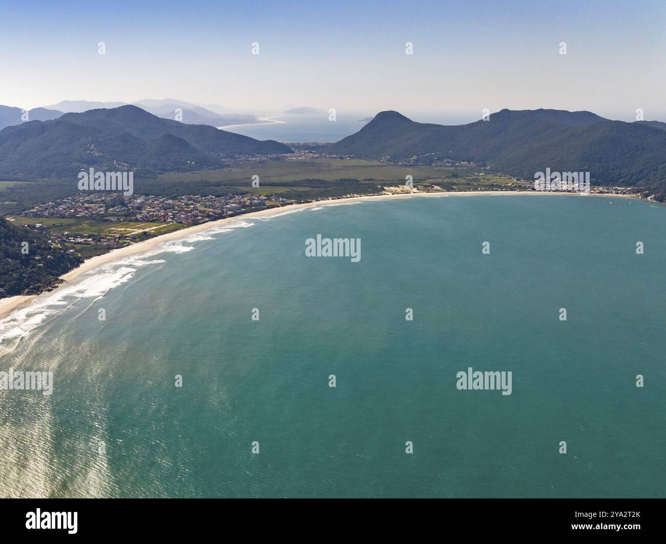 Aerial view blue lagoon mountains hi-res stock photography and images ...