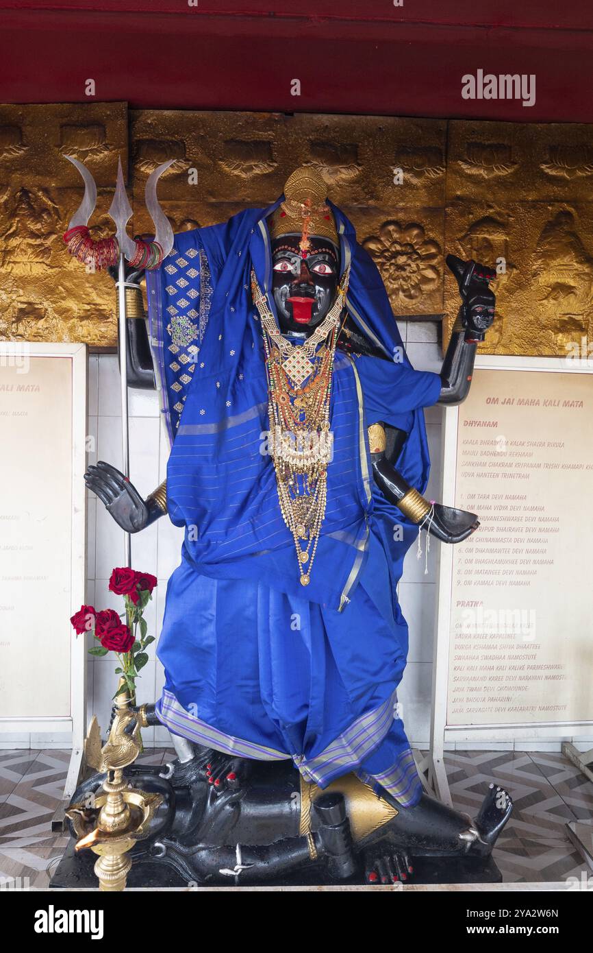 God, gods, indoor area, Hindu temple, sacred lake, Grand Bassin, Ganga ...