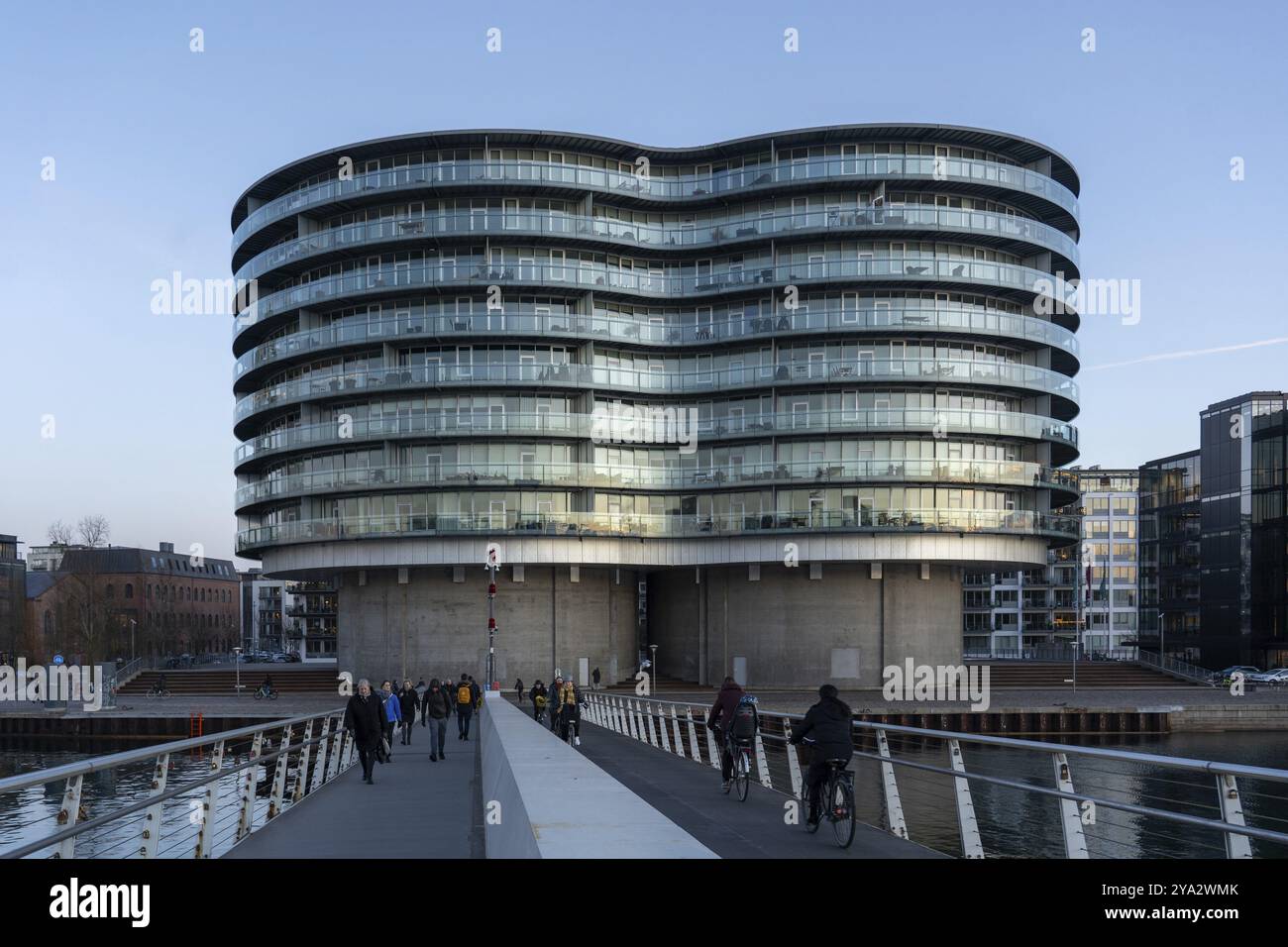 Copenhagen, Denmark, January 25, 2024: Exterior view of Gemini ...