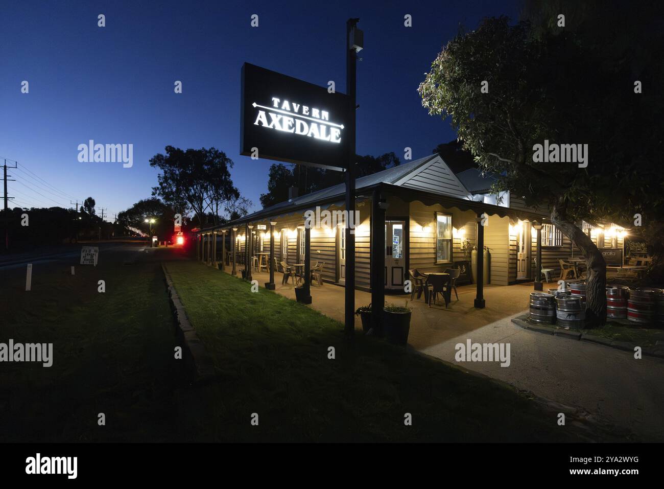AXEDALE, AUSTRALIA, SEPTEMBER 24: Historic Victorian architecture of ...