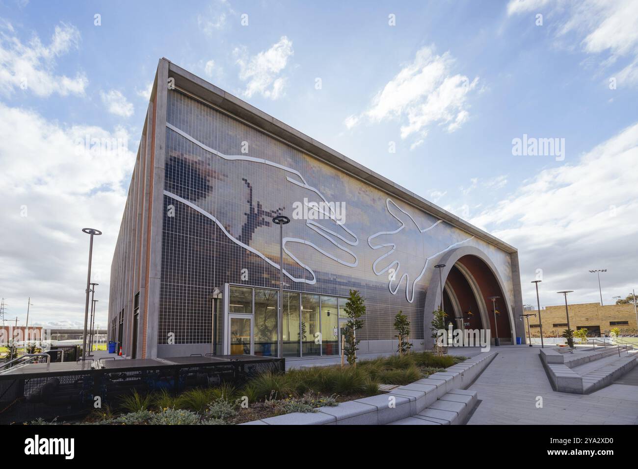 MELBOURNE, AUSTRALIA, AUGUST 18: Arden Station built as part of the ...