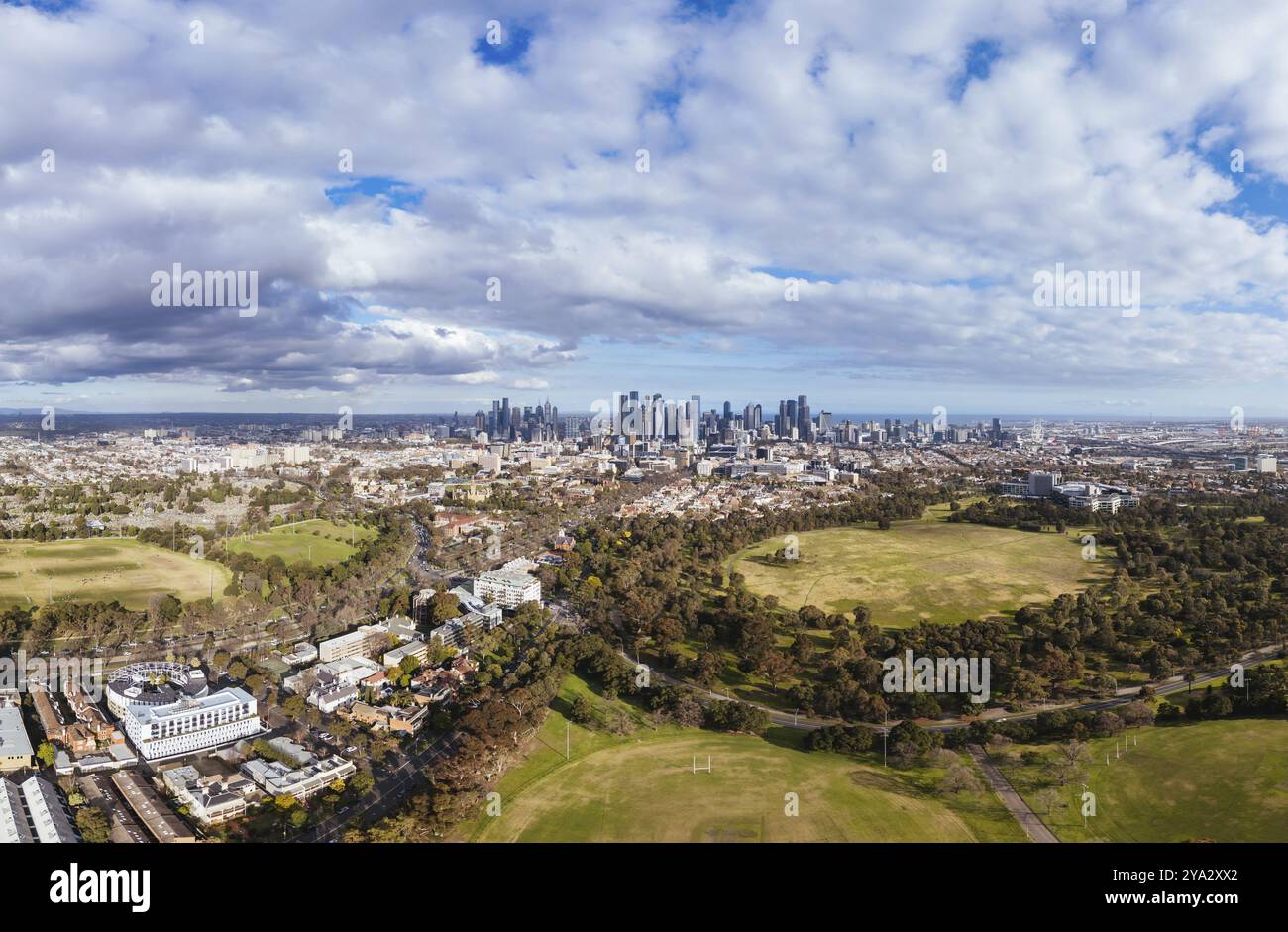 Aerial shot modern skyscraper sky hi-res stock photography and images ...