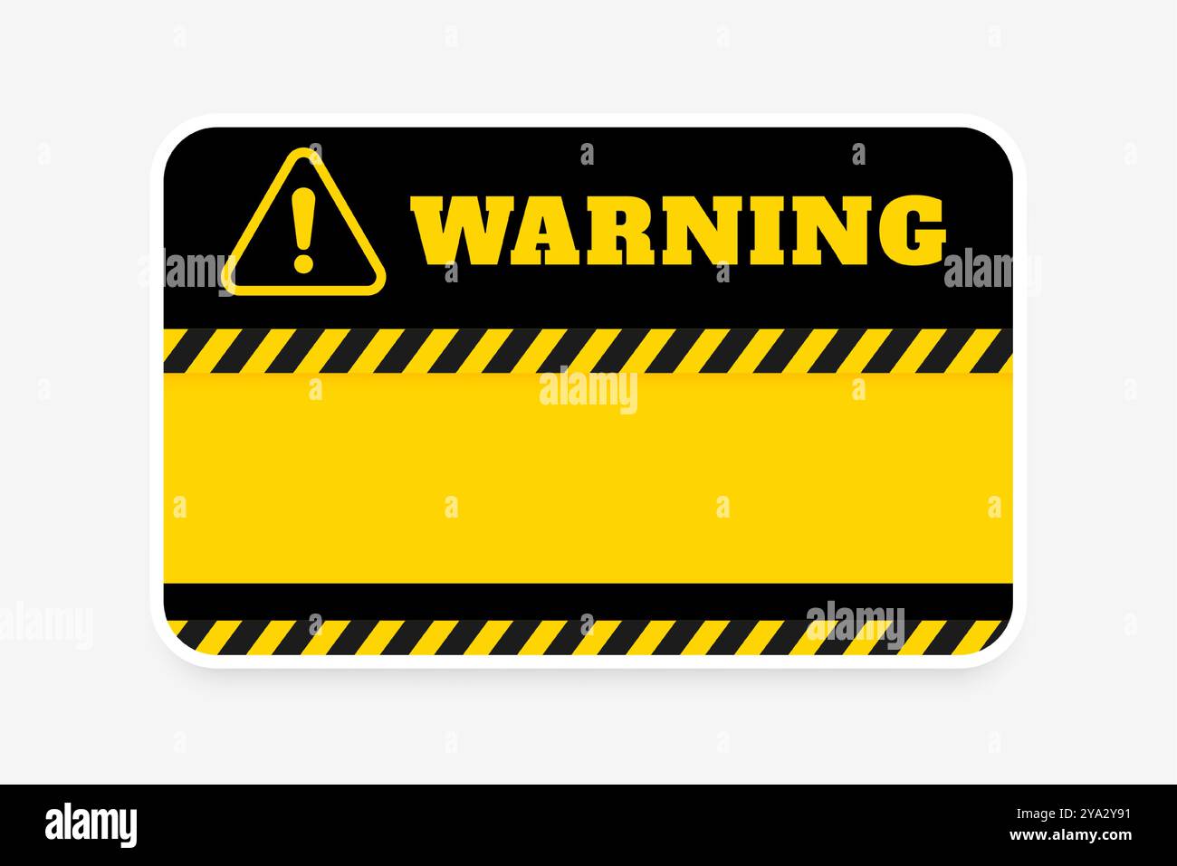 street alert barrier background with empty space vector Stock Vector ...