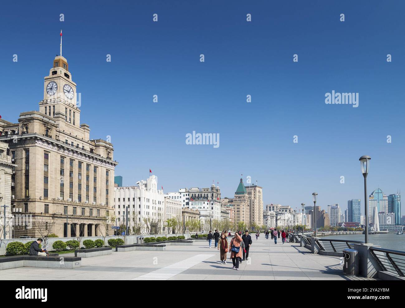 The bund riverside in shanghai china Stock Photo - Alamy