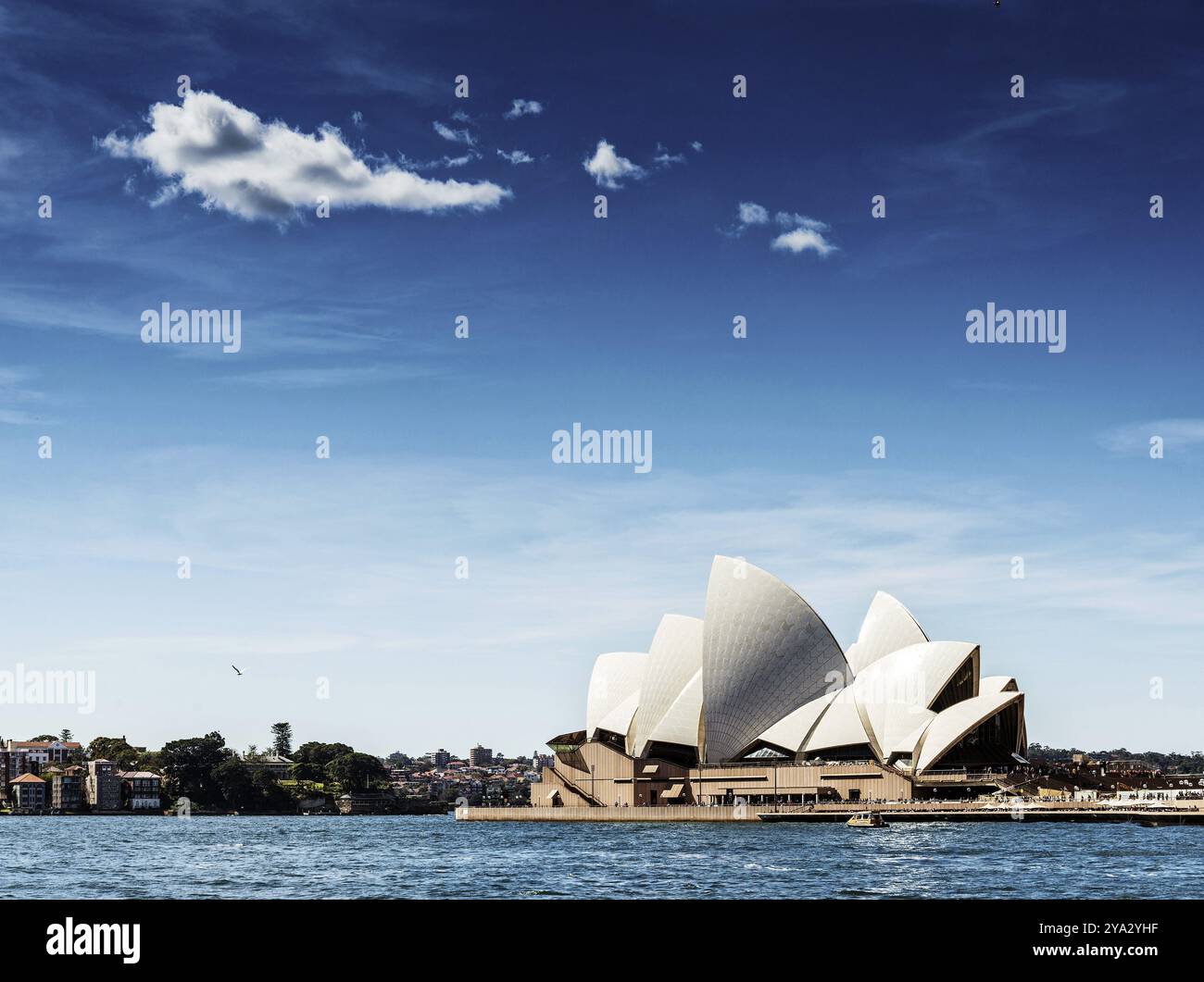Famous sydney landmark opera house view in australia on sunny day Stock ...