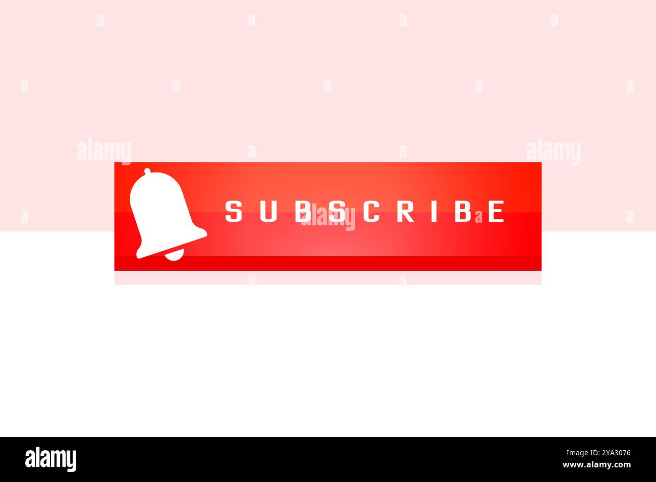 3d style red subscription button for web notification vector Stock Vector Image & Art - Alamy