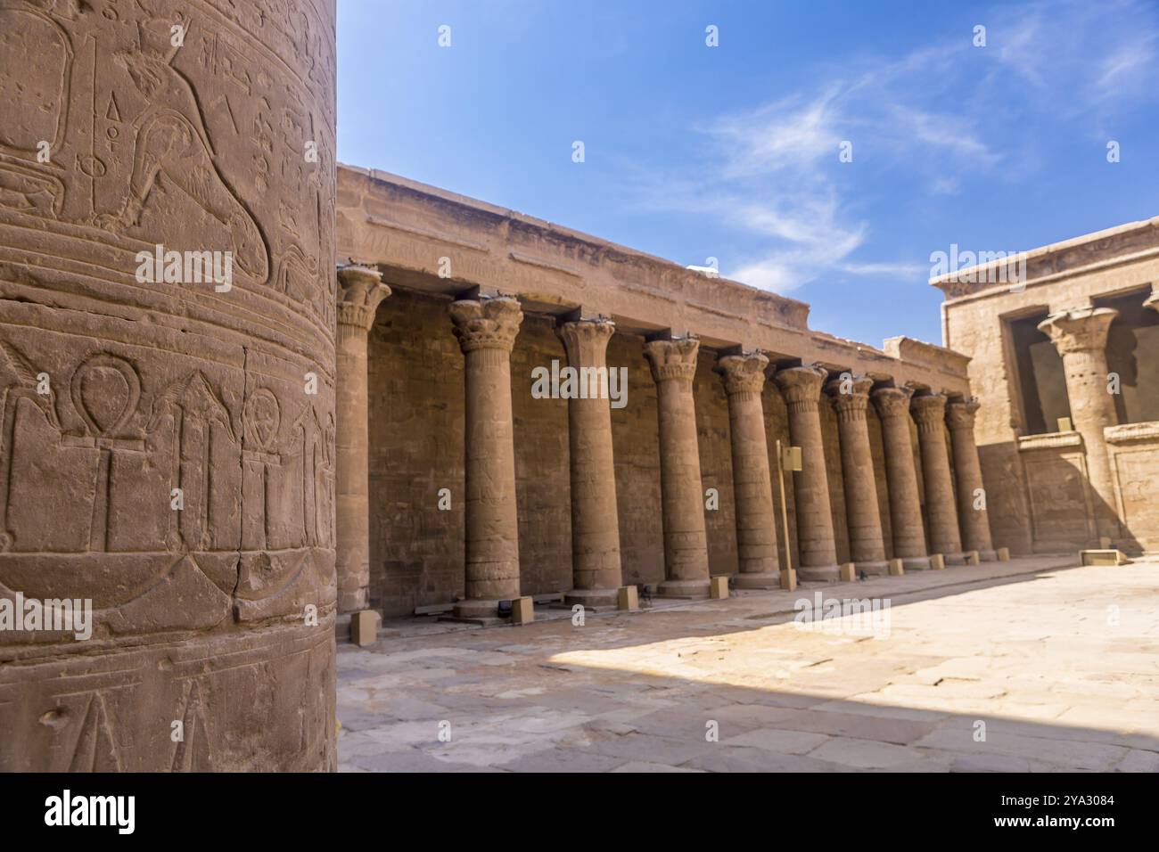 Horus Temple, Edfu, Egypt. Africa Stock Photo - Alamy