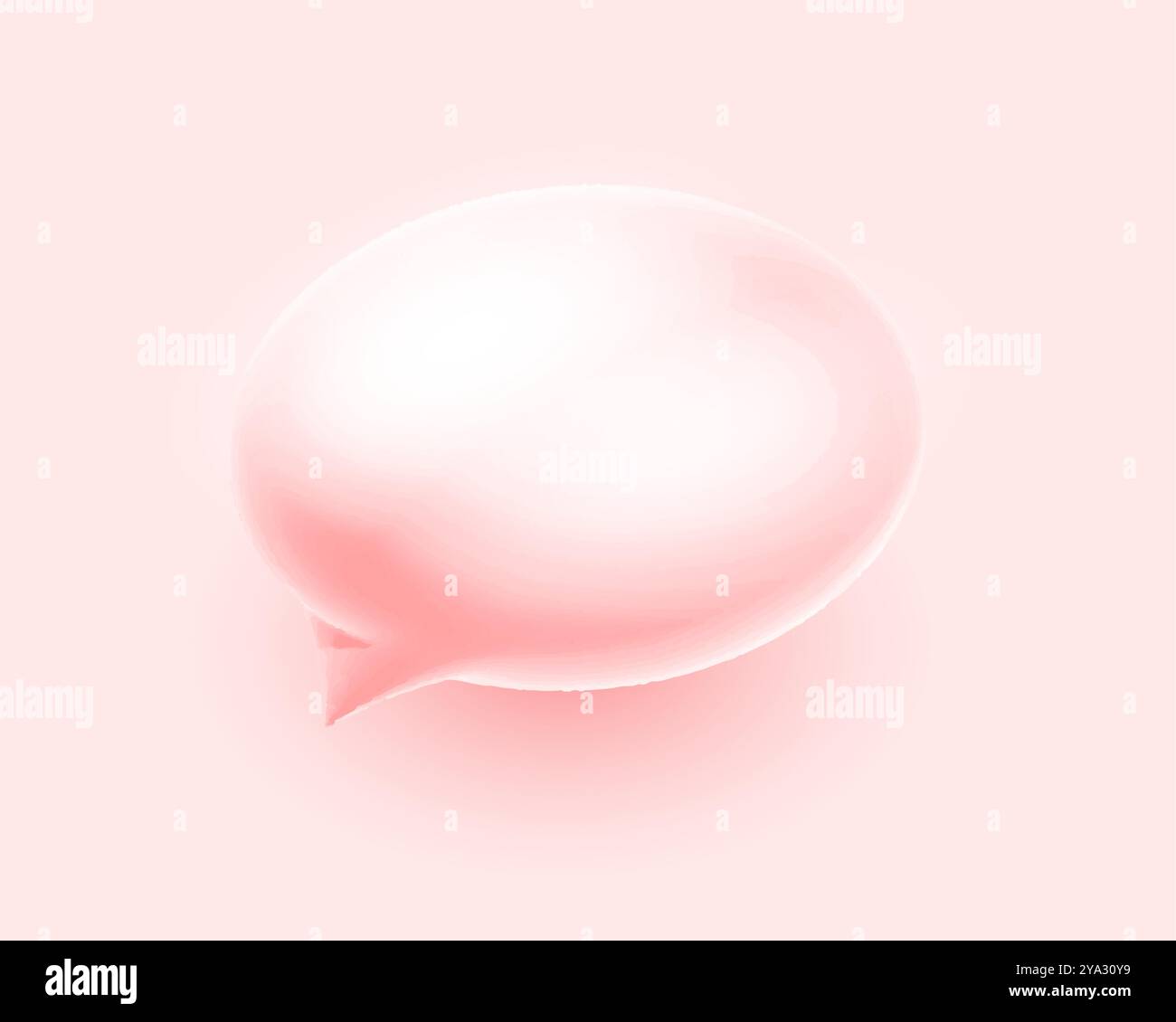modern web chat box symbol template in 3d style vector Stock Vector ...