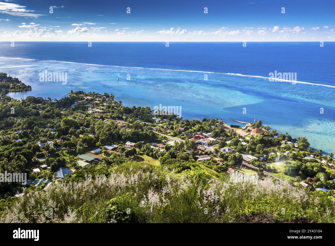 Moorea Island in the French Polynesia Stock Photo - Alamy