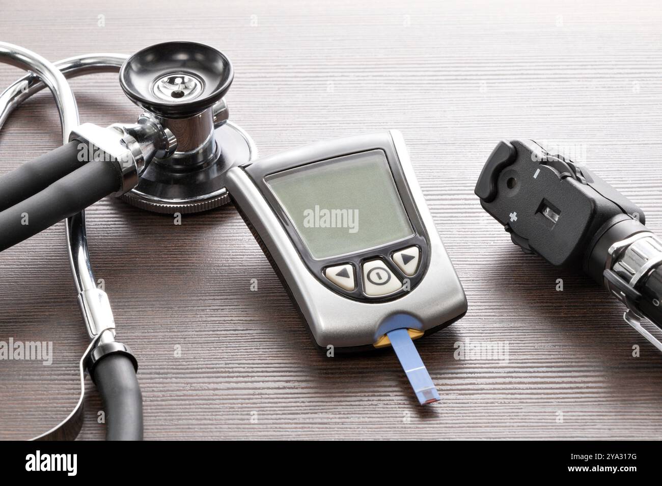 Measurement of the glucose concentration in the blood with a blood ...