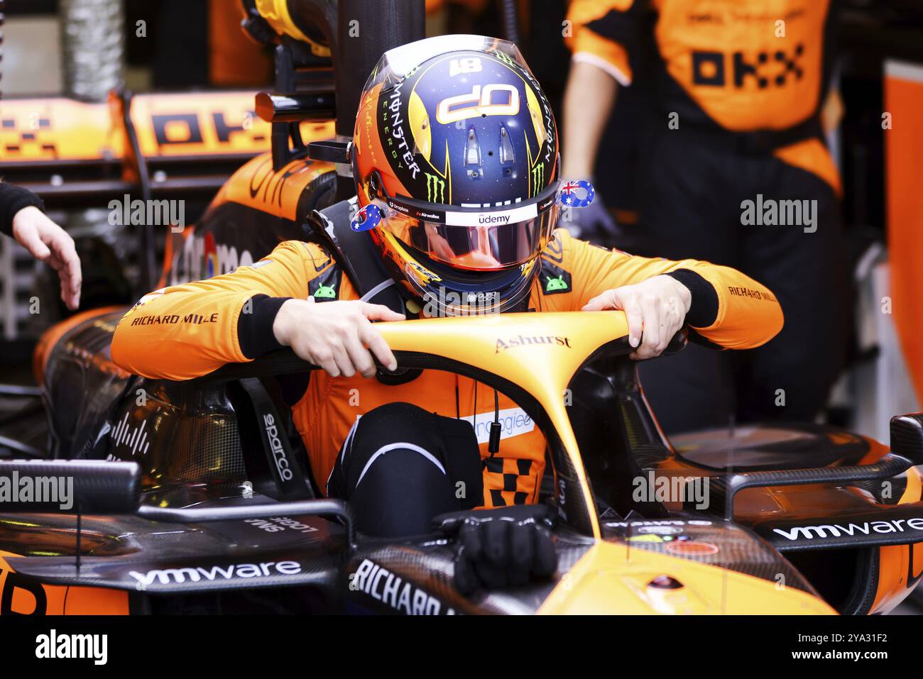 MELBOURNE, AUSTRALIA, MARCH 24: Oscar Piastri of Australia in the ...