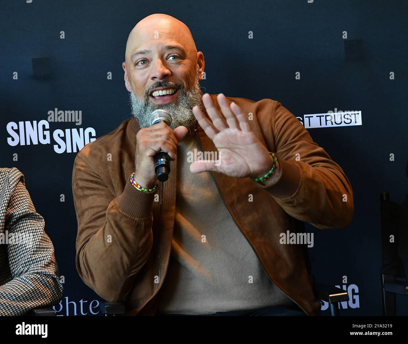 Chad M. Morris speaks during the 'A DAY OF FILM and JUSTICE' Luncheon presented by The Just ...