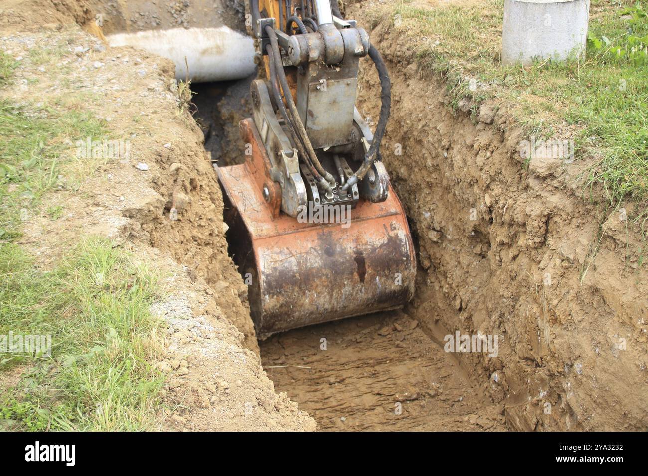 Backhoe digger excavator hi-res stock photography and images - Alamy