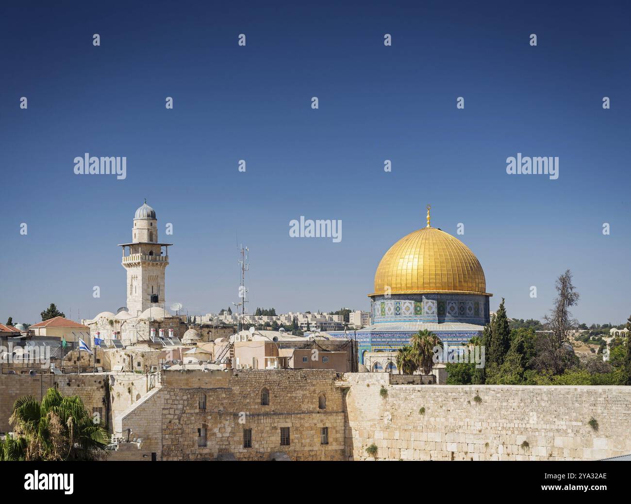 Al aqsa famous mosque landmark in old town of jesuralem israel Stock ...