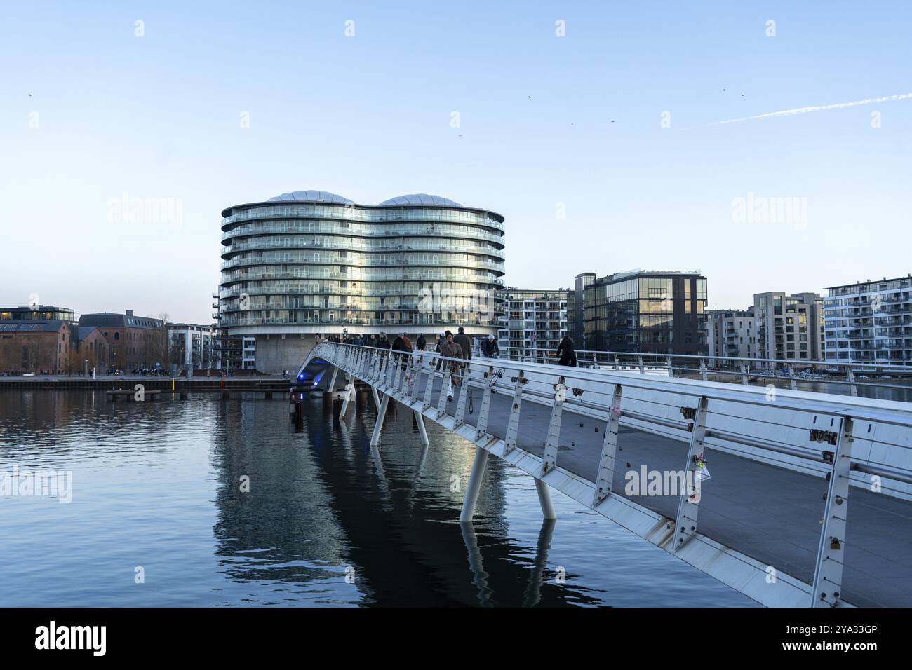 Copenhagen, Denmark, January 25, 2024: Exterior view of Gemini ...