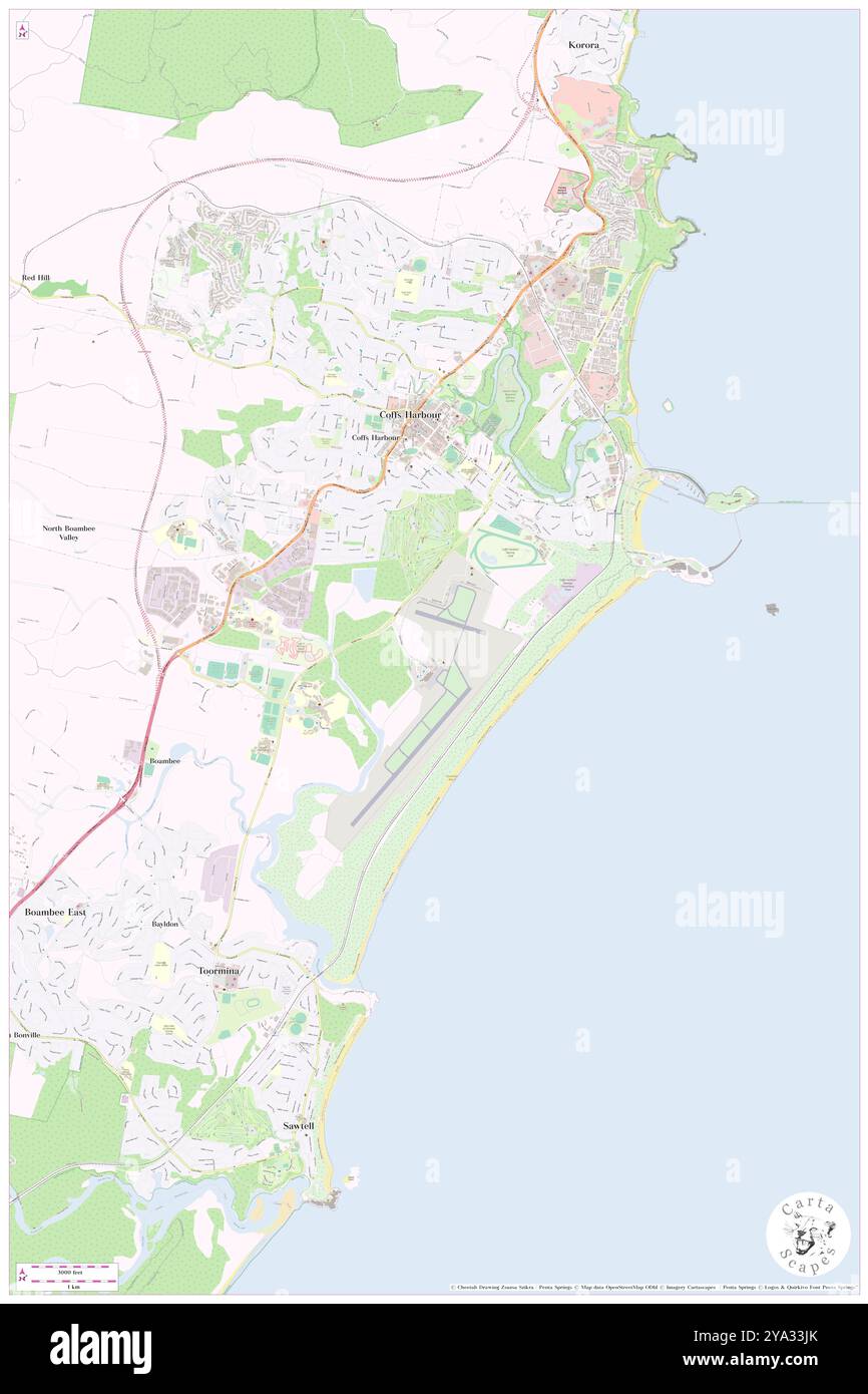 Coffs Harbour Airport, Coffs Harbour, AU, Australia, New South Wales, S ...