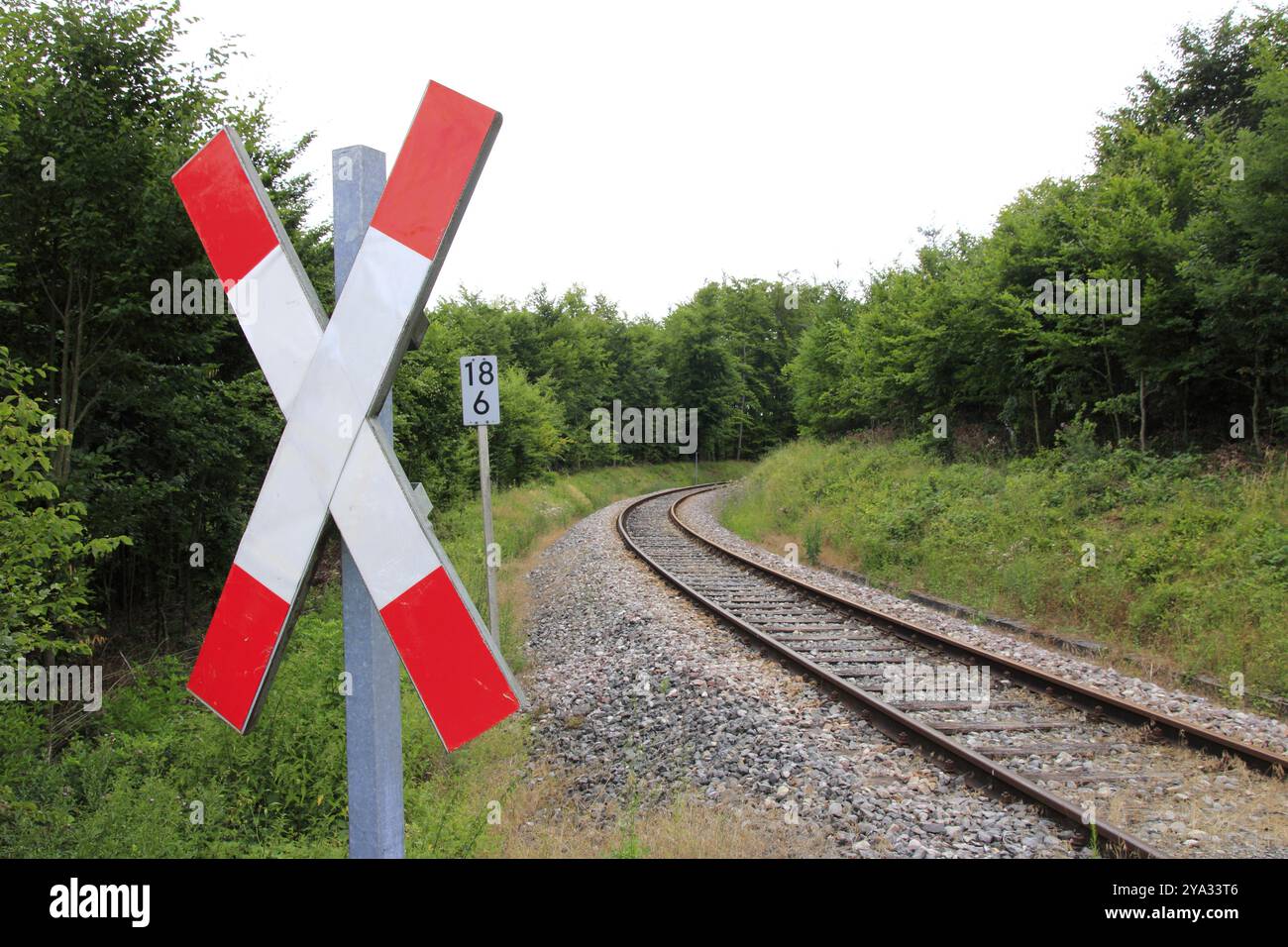 Crossing railroad tracks safely hi-res stock photography and images - Alamy