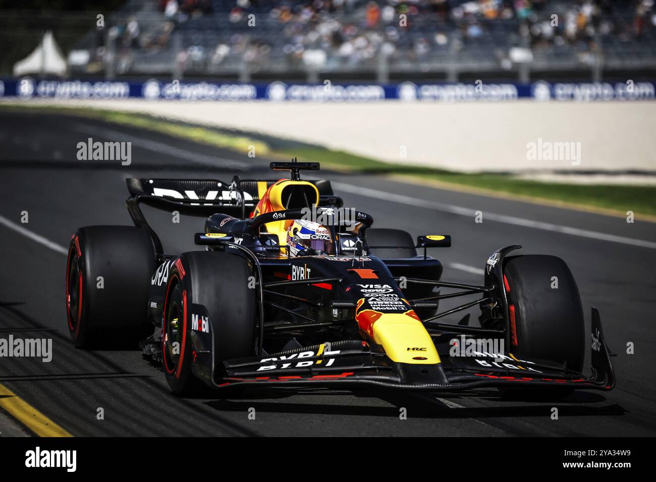 MELBOURNE, AUSTRALIA, MARCH 22: Max Verstappen of the Netherlands ...