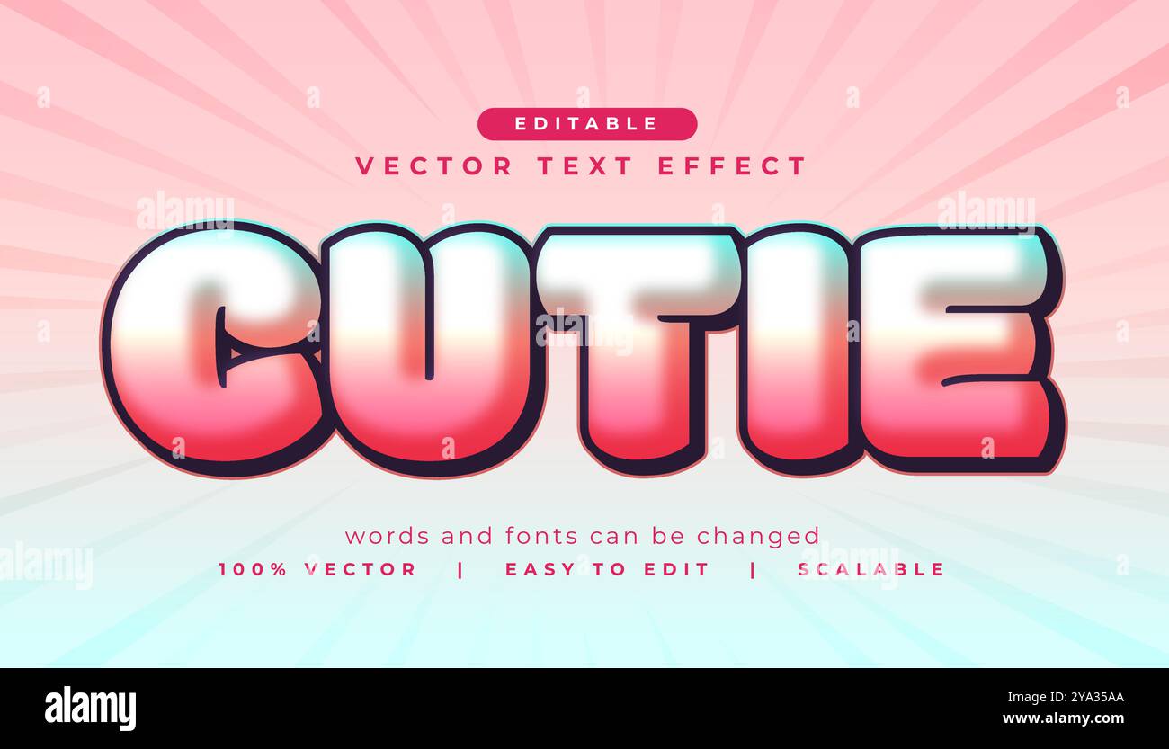 Kids text effect hi-res stock photography and images - Alamy