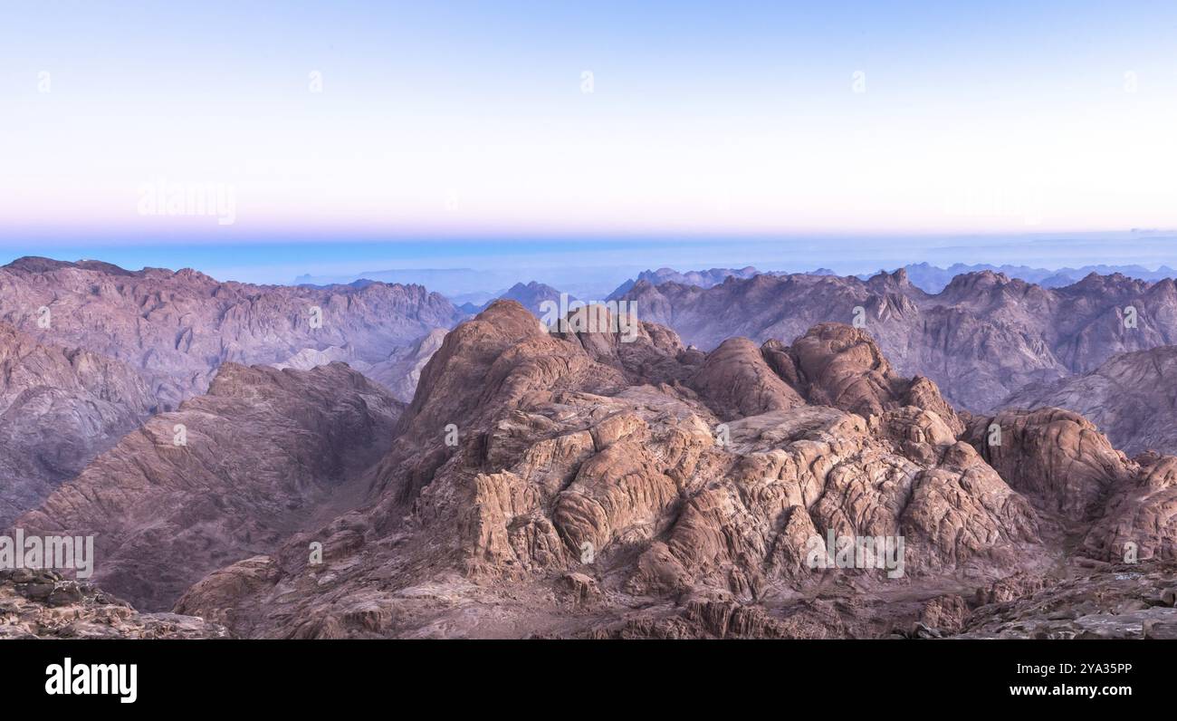 Mount Sinai, Mount Moses in Egypt. Africa Stock Photo - Alamy