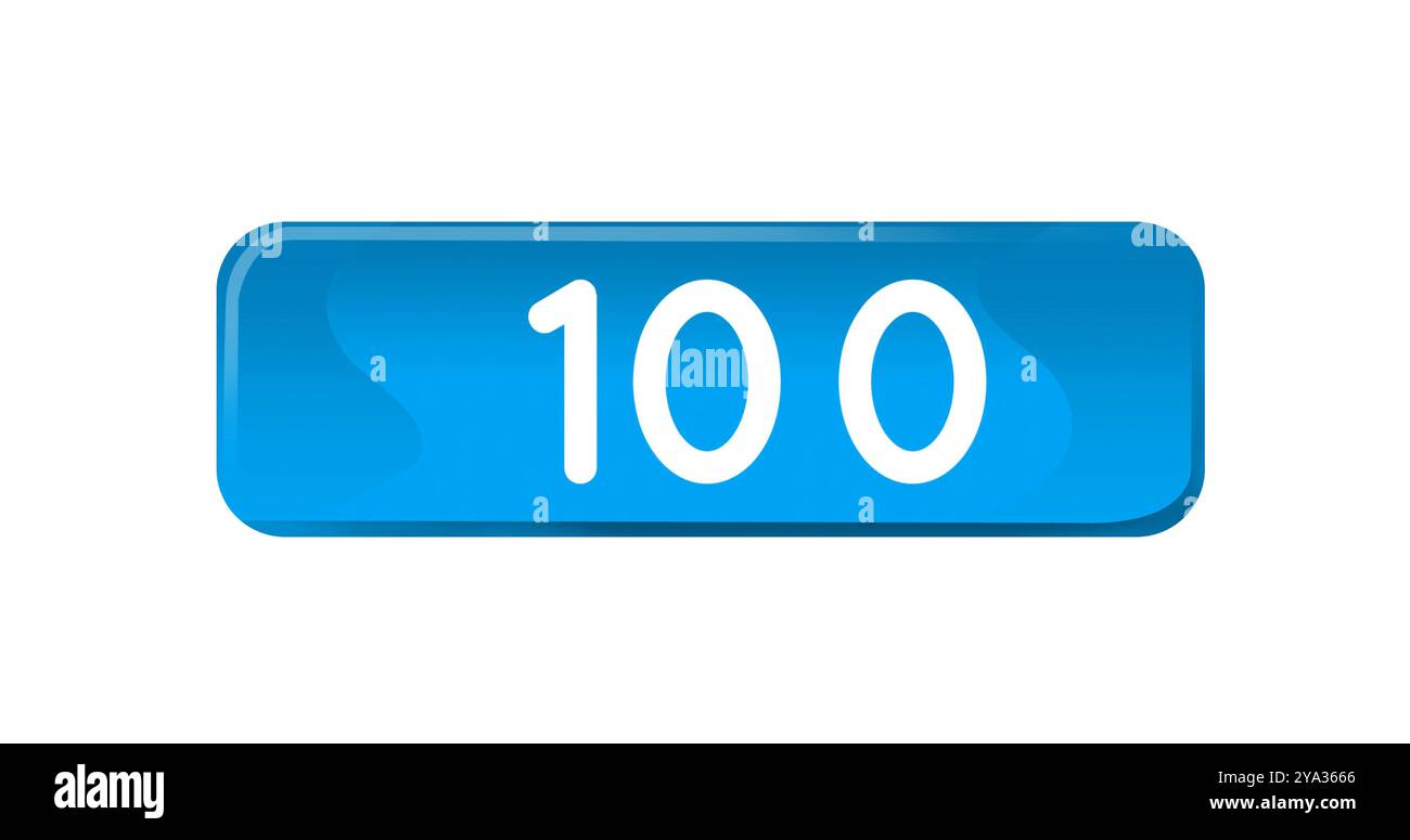 Image of a blue box with numbers count increasing. The background is ...