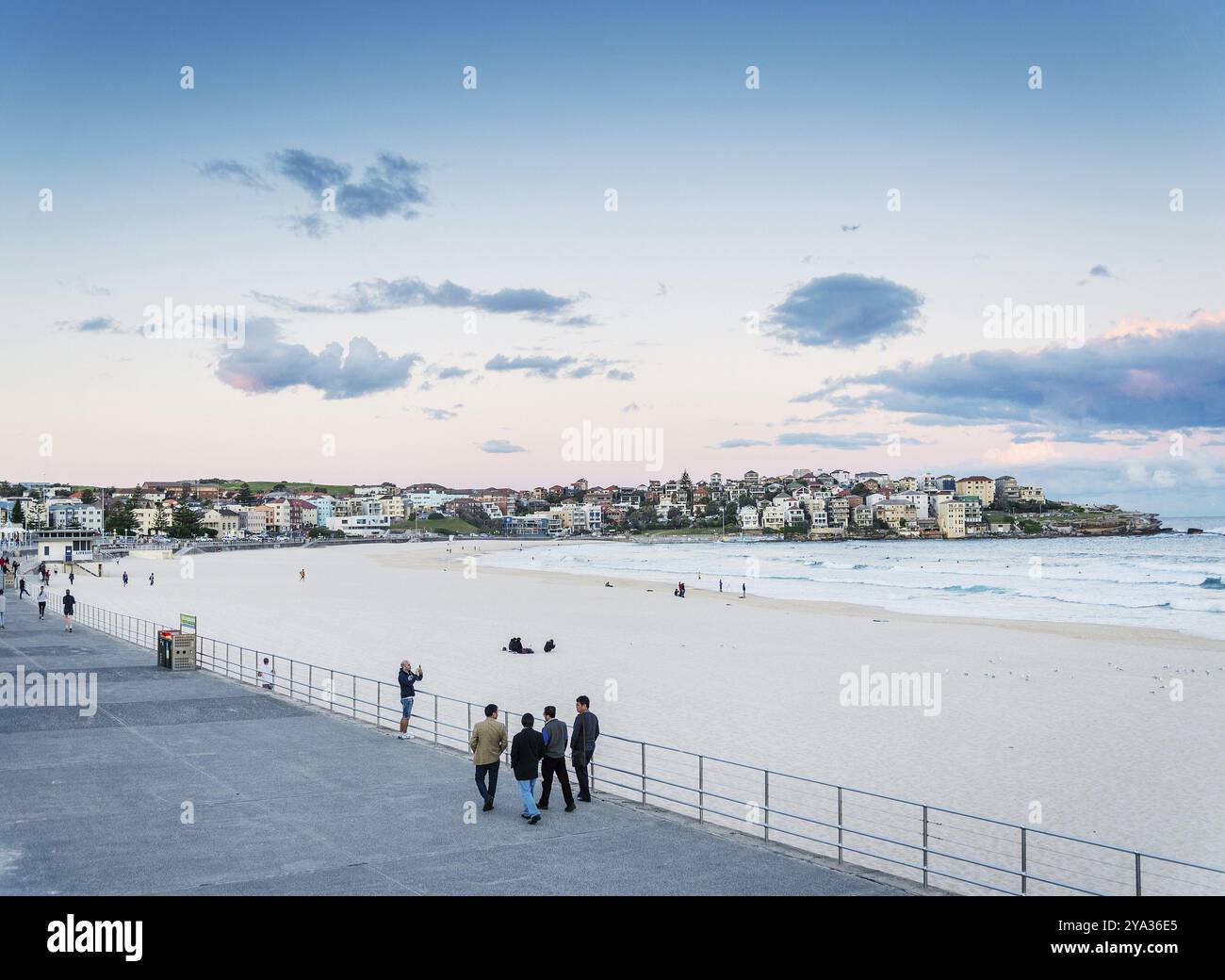 Famous bondi beach view at sunset dusk near sydney australia Stock ...