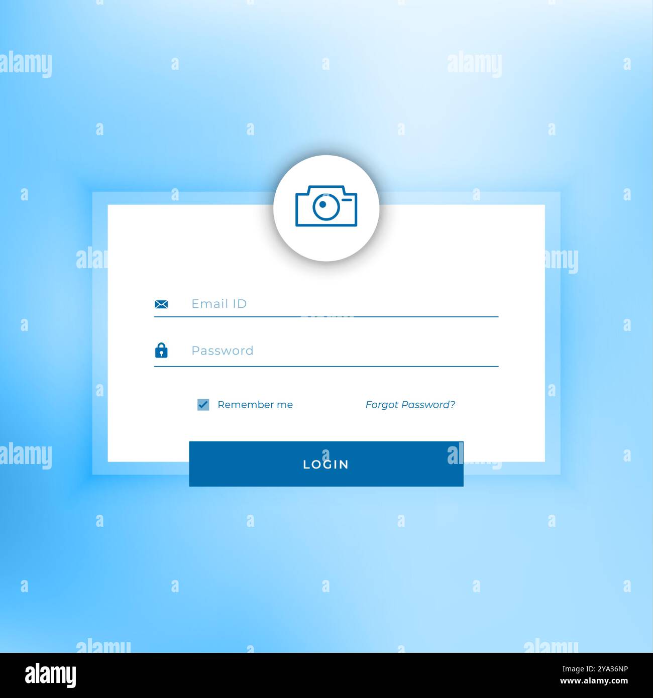 Username password box Stock Vector Images - Alamy