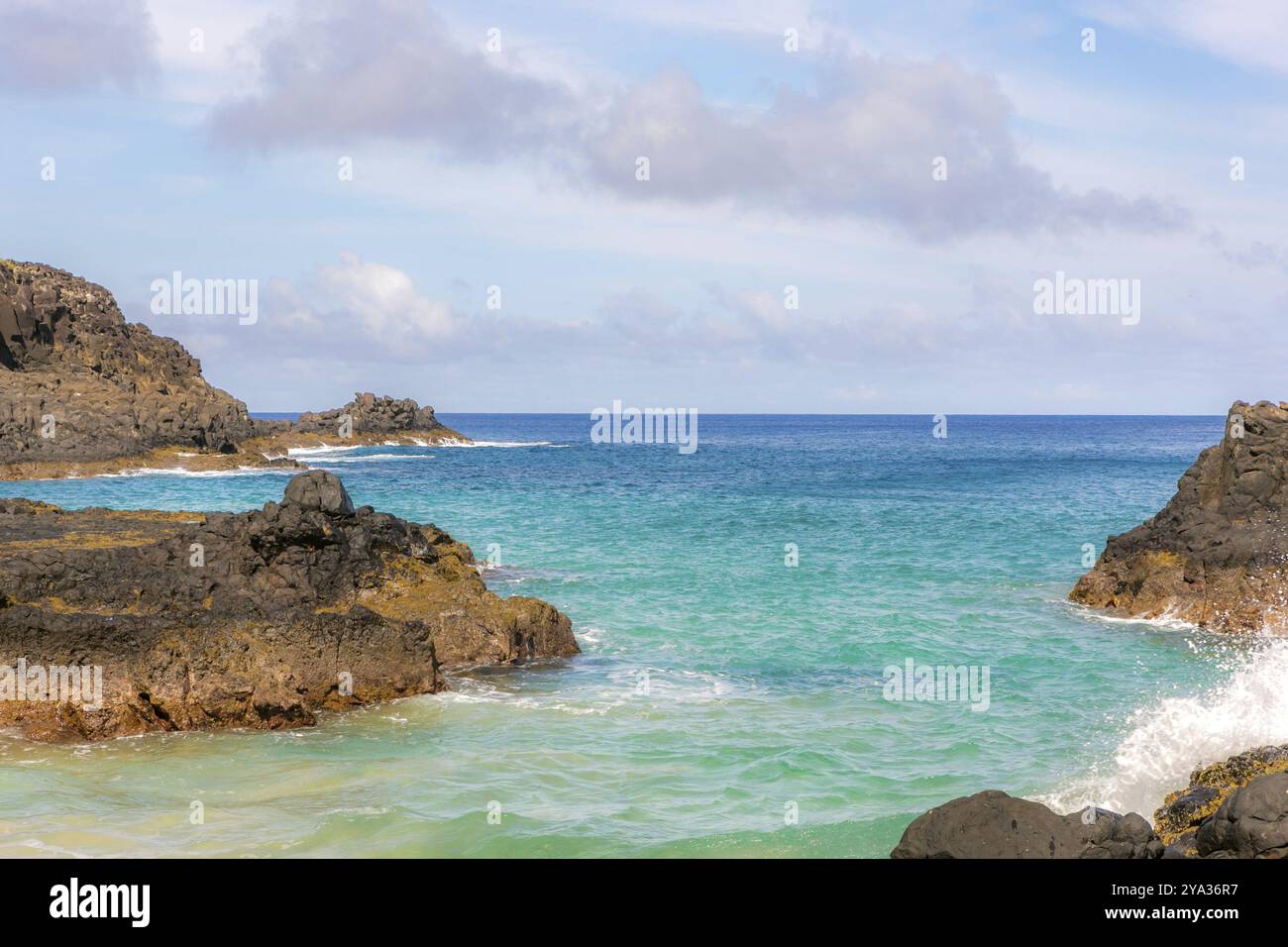 Turquoise water around the Two Brothers rocks, Fernando de Noronha ...