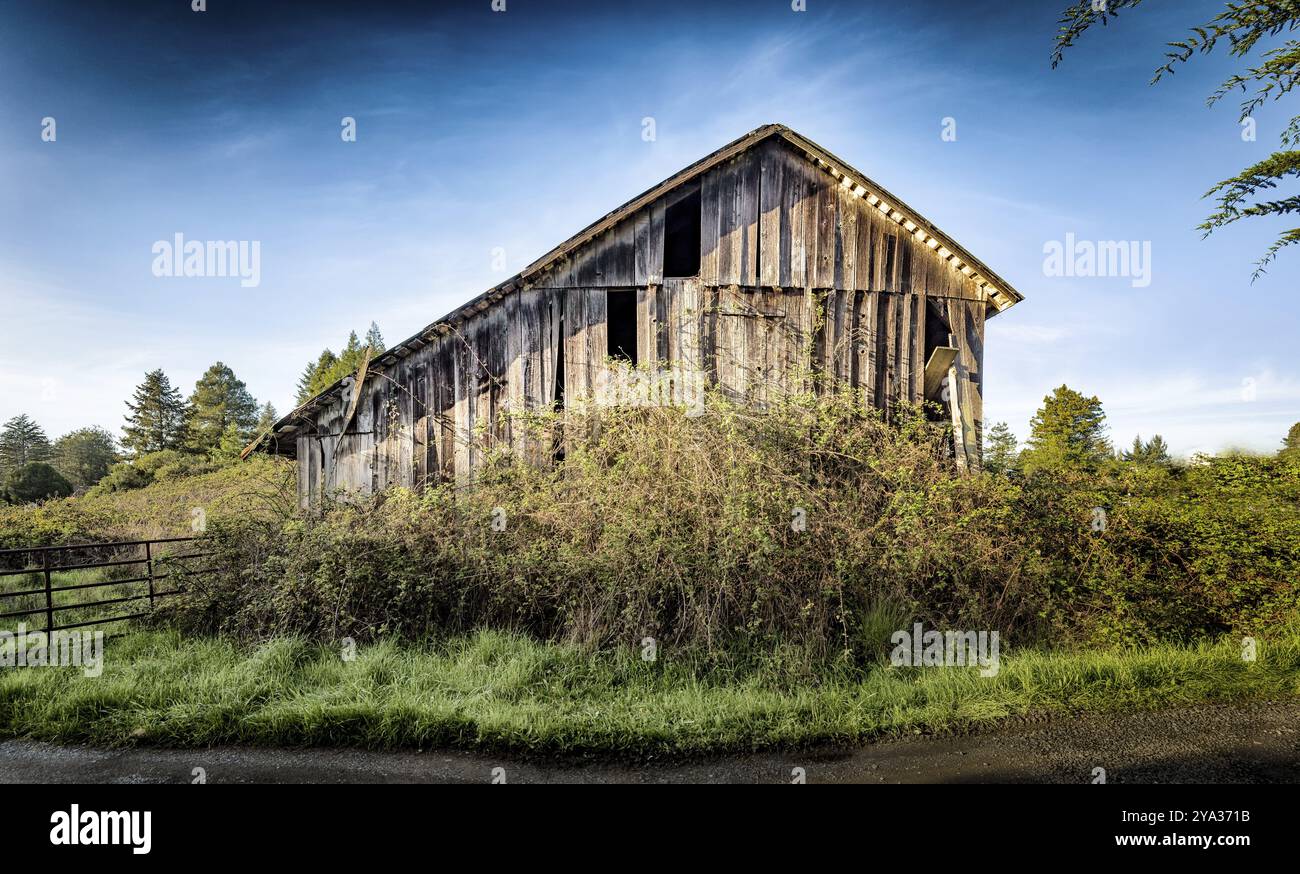 Old, Antique Barn, Farm, Landscape Image, Day Stock Photo - Alamy