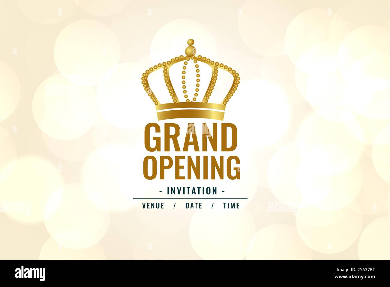 premium grand opening announcement poster welcome to new beginning ...
