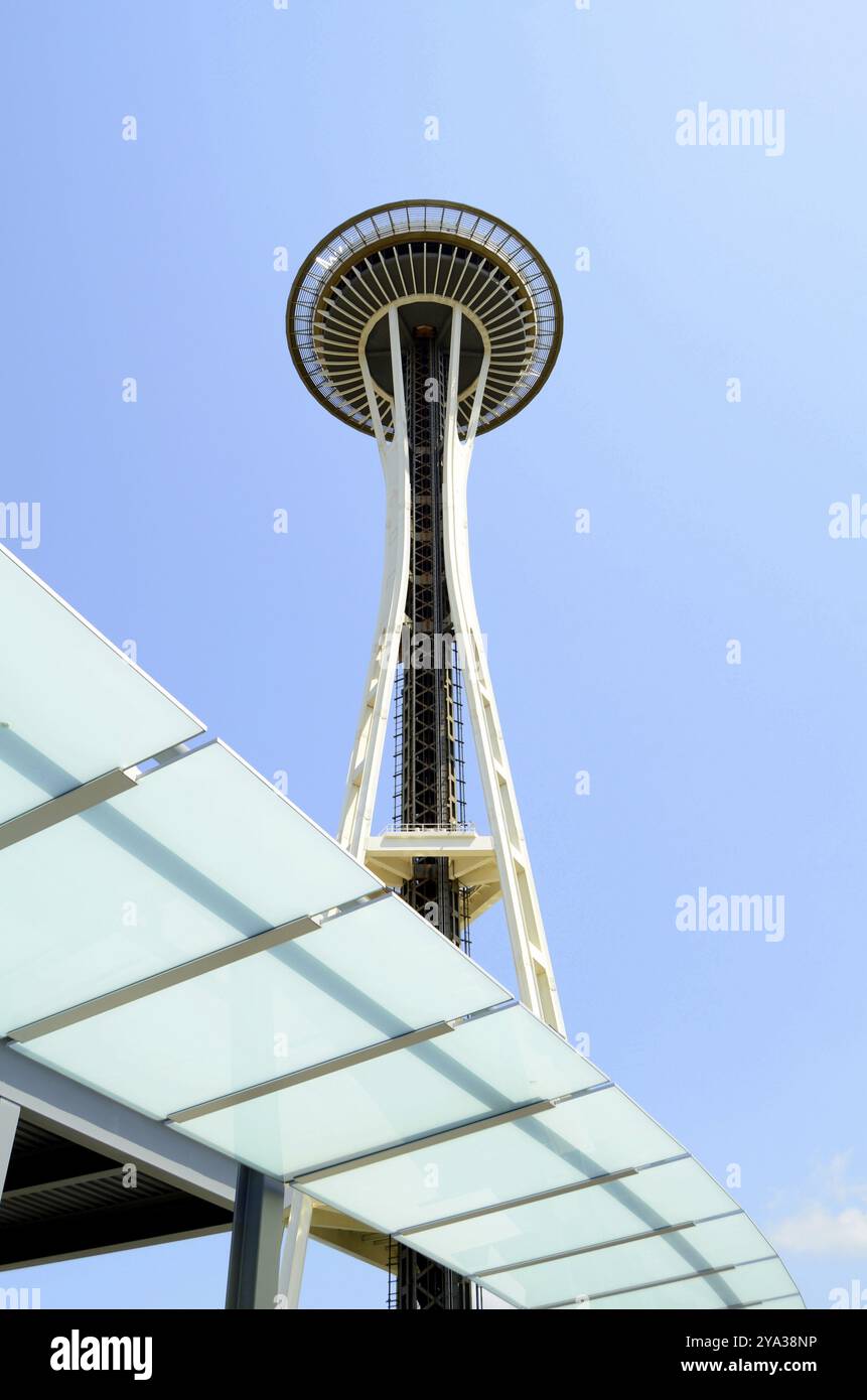 The Space Needle Tower In Seattle Washington USA Stock Photo - Alamy