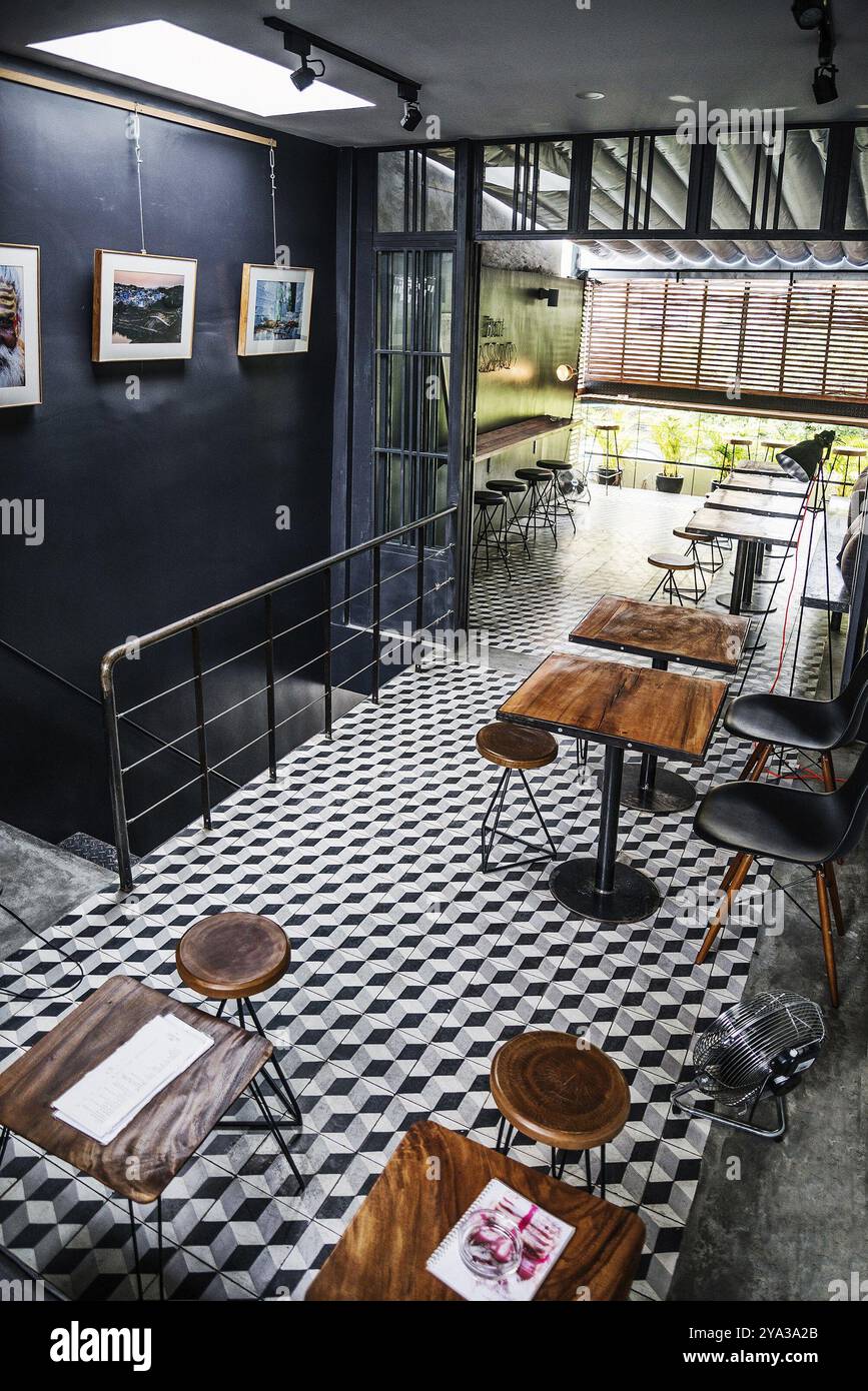 Interior architecture restaurant colonial hi-res stock photography and ...