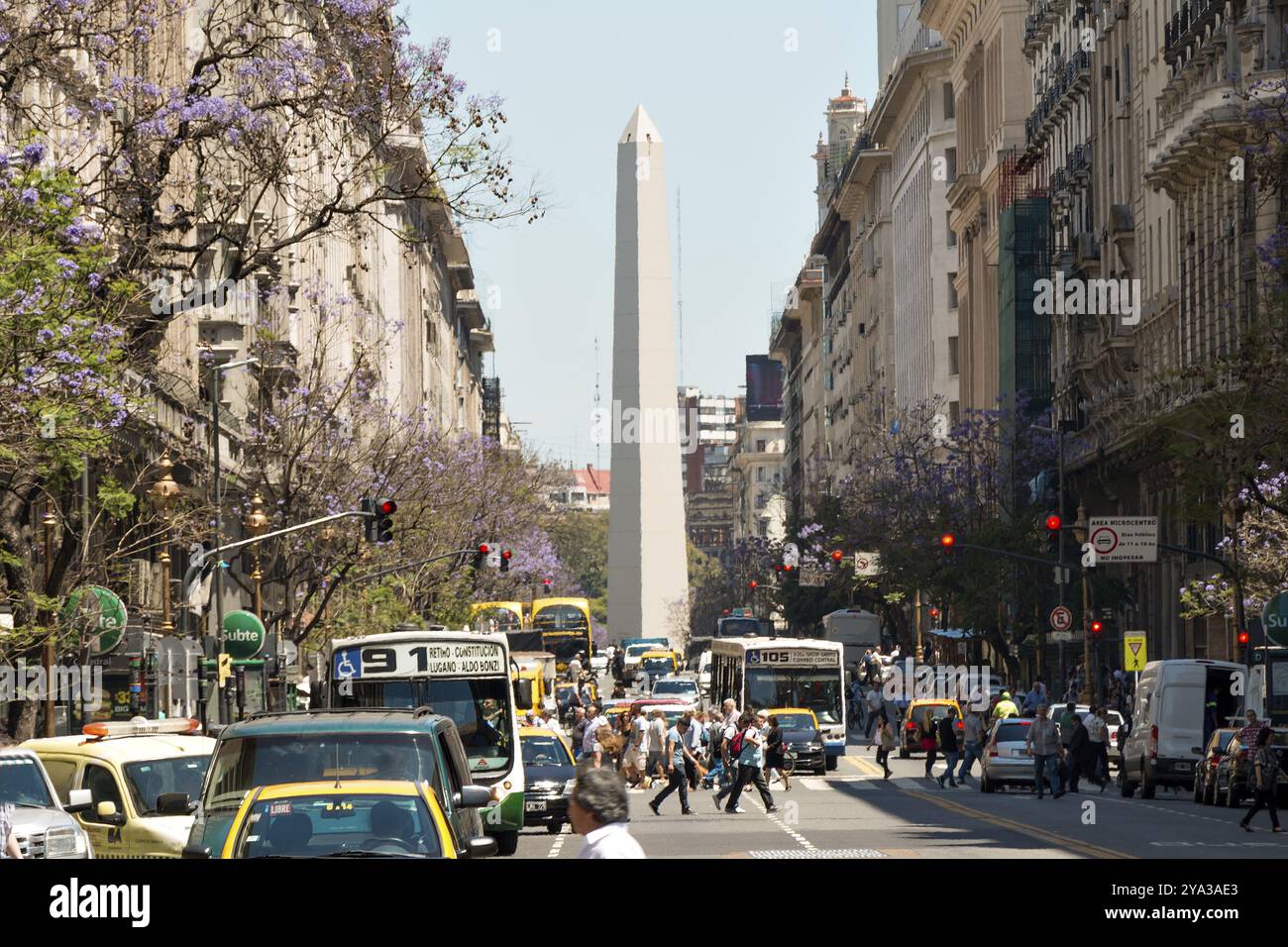 The Buenos Aires obelisk was erected in 1936 to celebrate the 400th ...