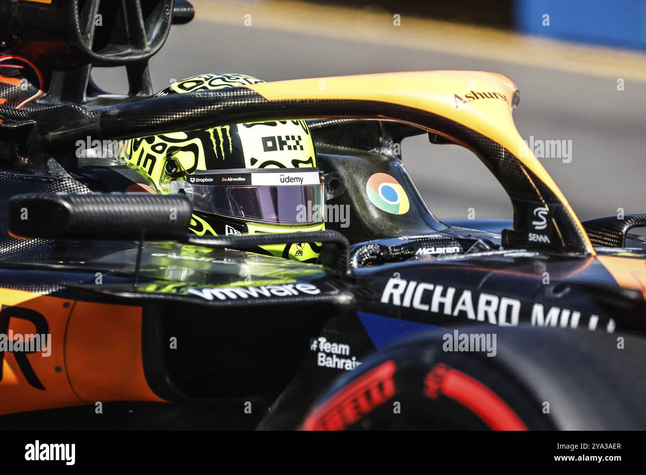 MELBOURNE, AUSTRALIA, MARCH 24: Lando Norris of Great Britain drives ...