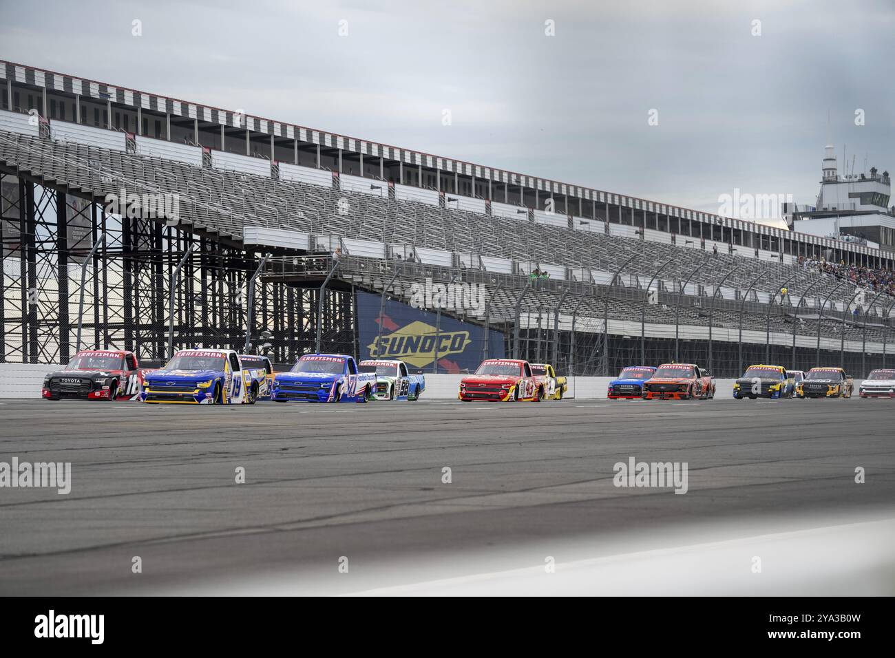 The green flag drops on the NASCAR Craftsman Truck Series for the CRC ...