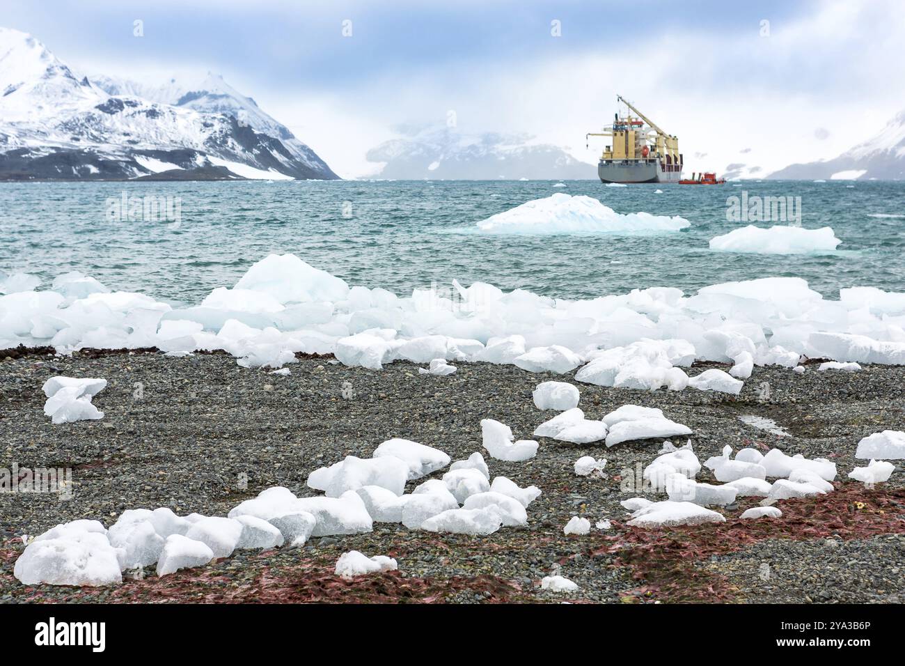 Beautiful landscape and scenery in Antarctica. Freezing Stock Photo - Alamy