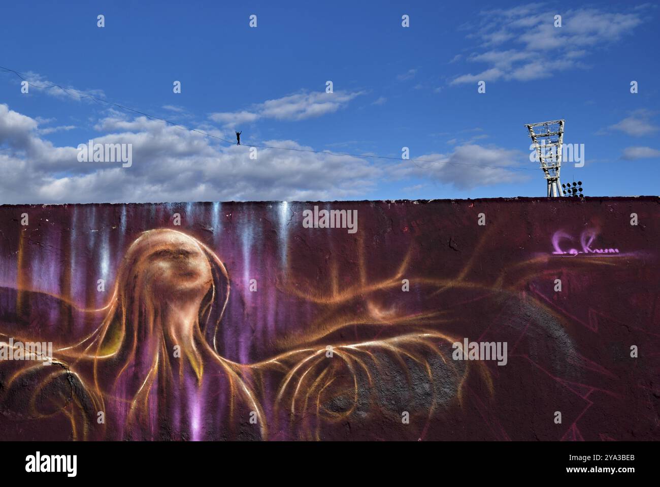 Berlin wall representation hi-res stock photography and images - Alamy