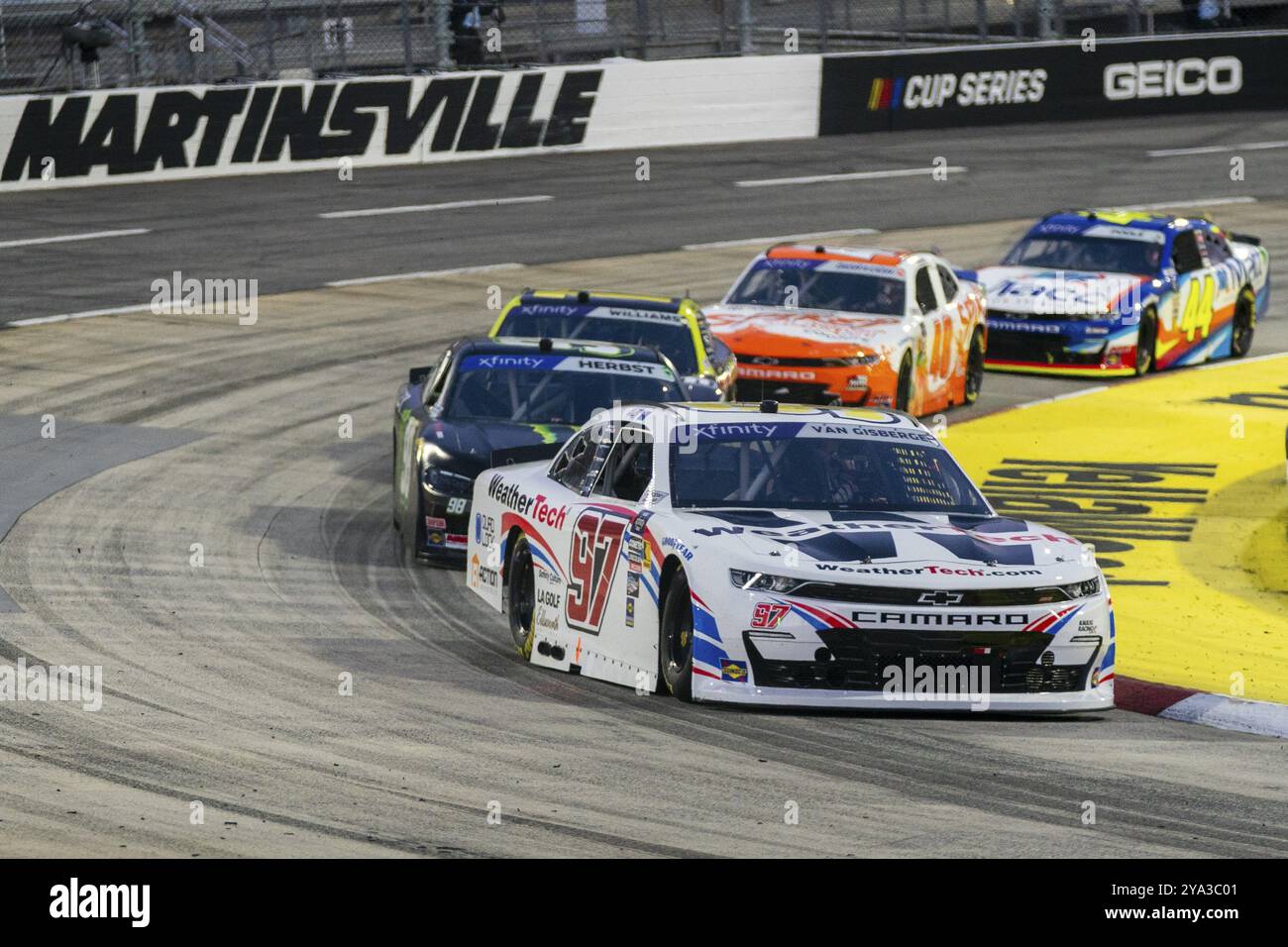 Shane van Gisbergen races for position for the DUDE Wipes 250 in ...