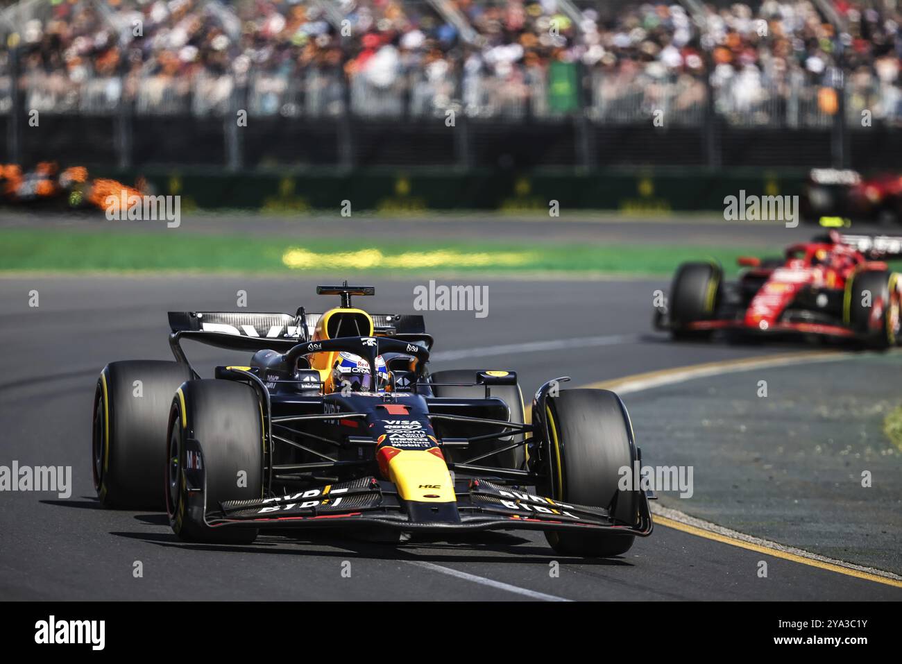 MELBOURNE, AUSTRALIA, MARCH 24: Max Verstappen of the Netherlands ...
