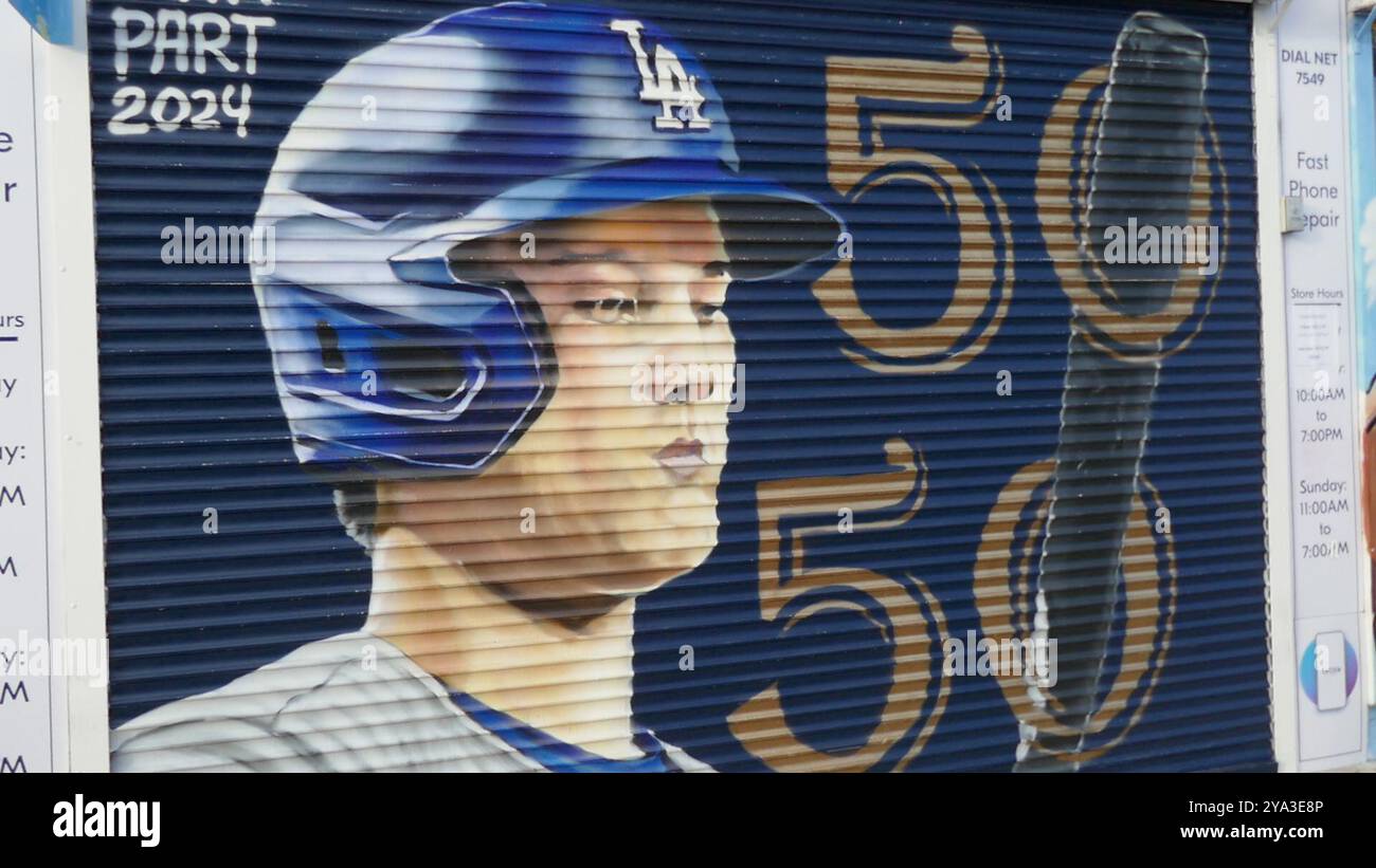 Los Angeles, California, USA 11th October 2024 Dodgers Baseball Player ...
