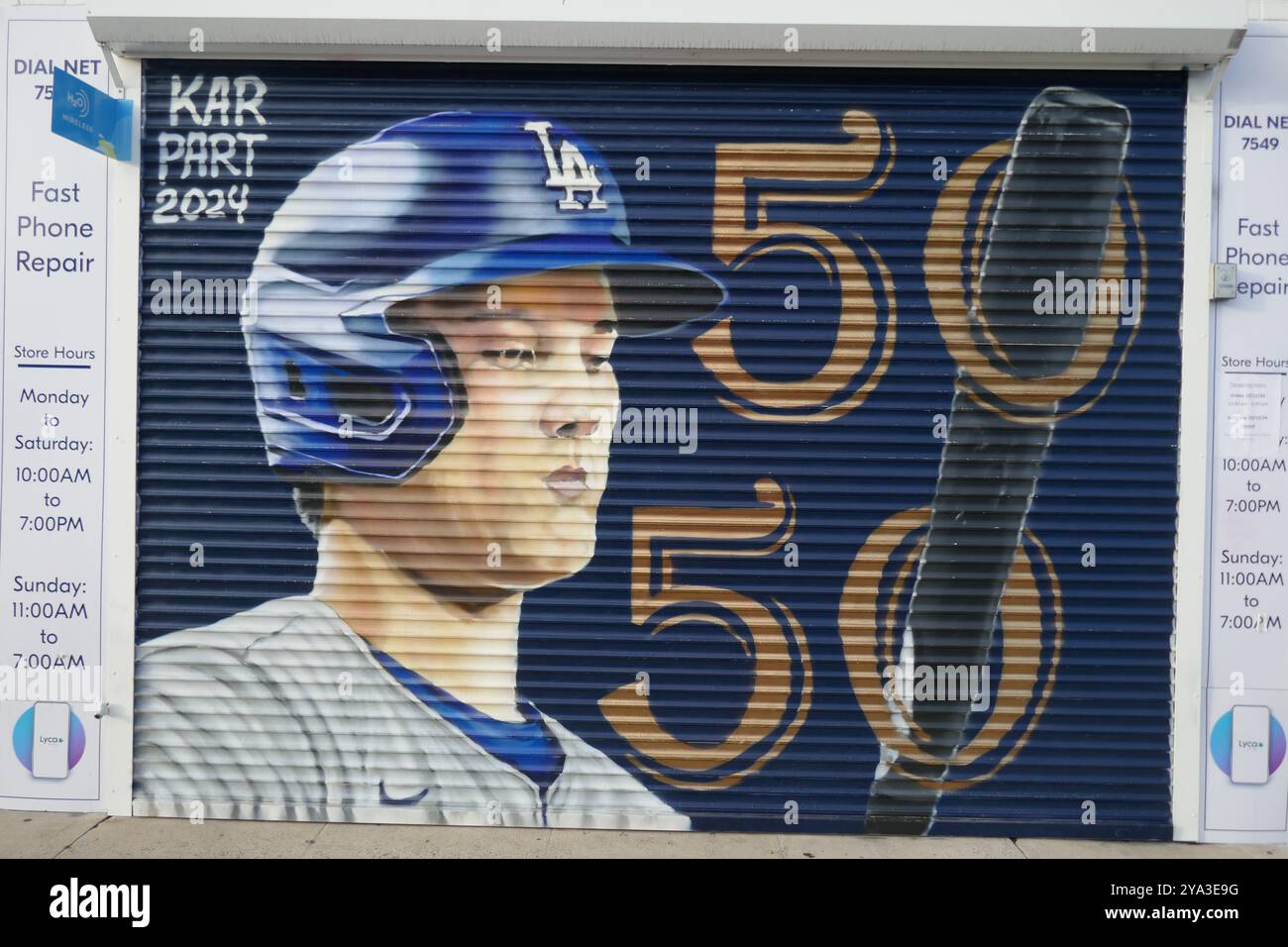 Los Angeles, California, USA 11th October 2024 Dodgers Baseball Player ...