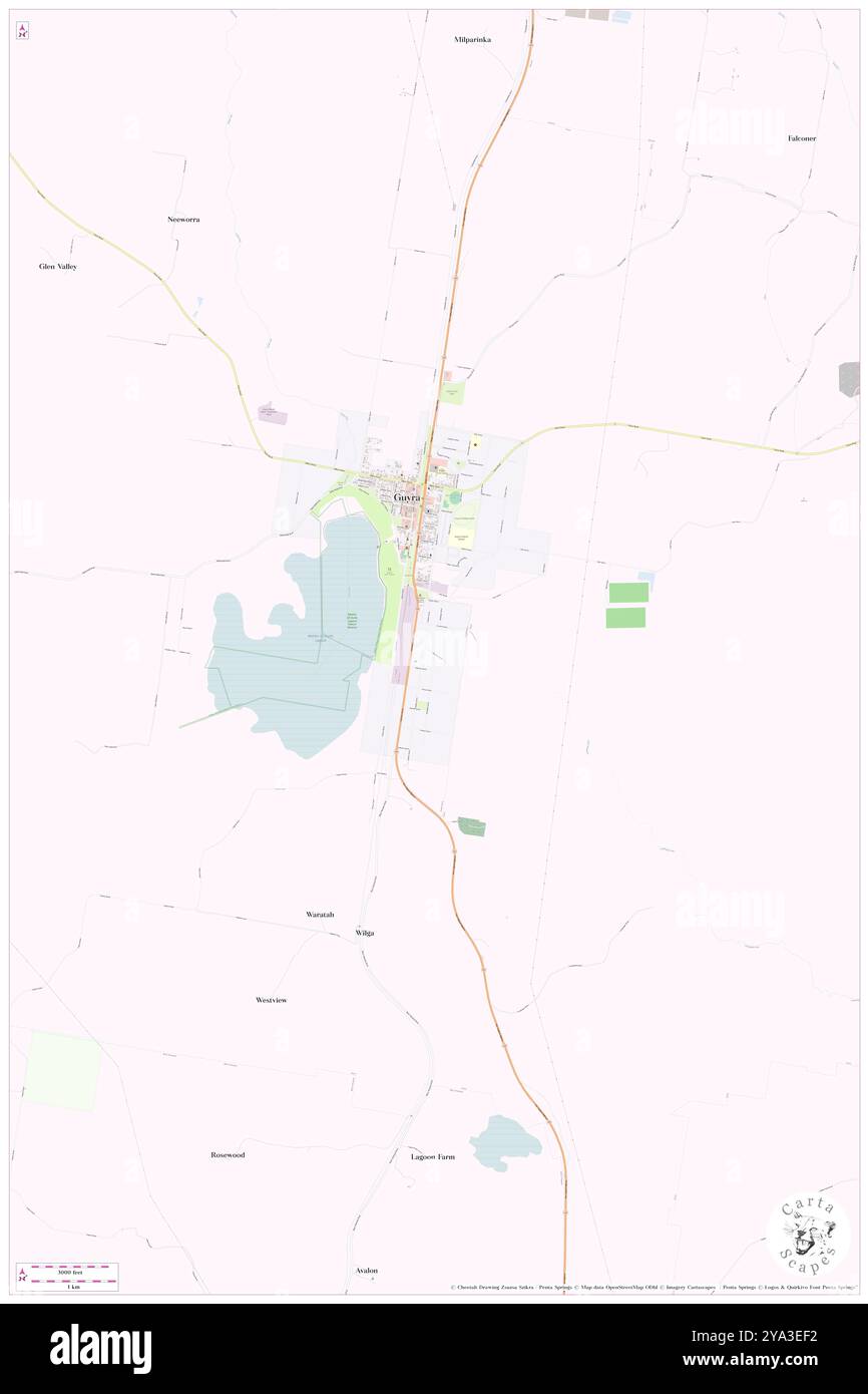 Map of guyra hi-res stock photography and images - Alamy