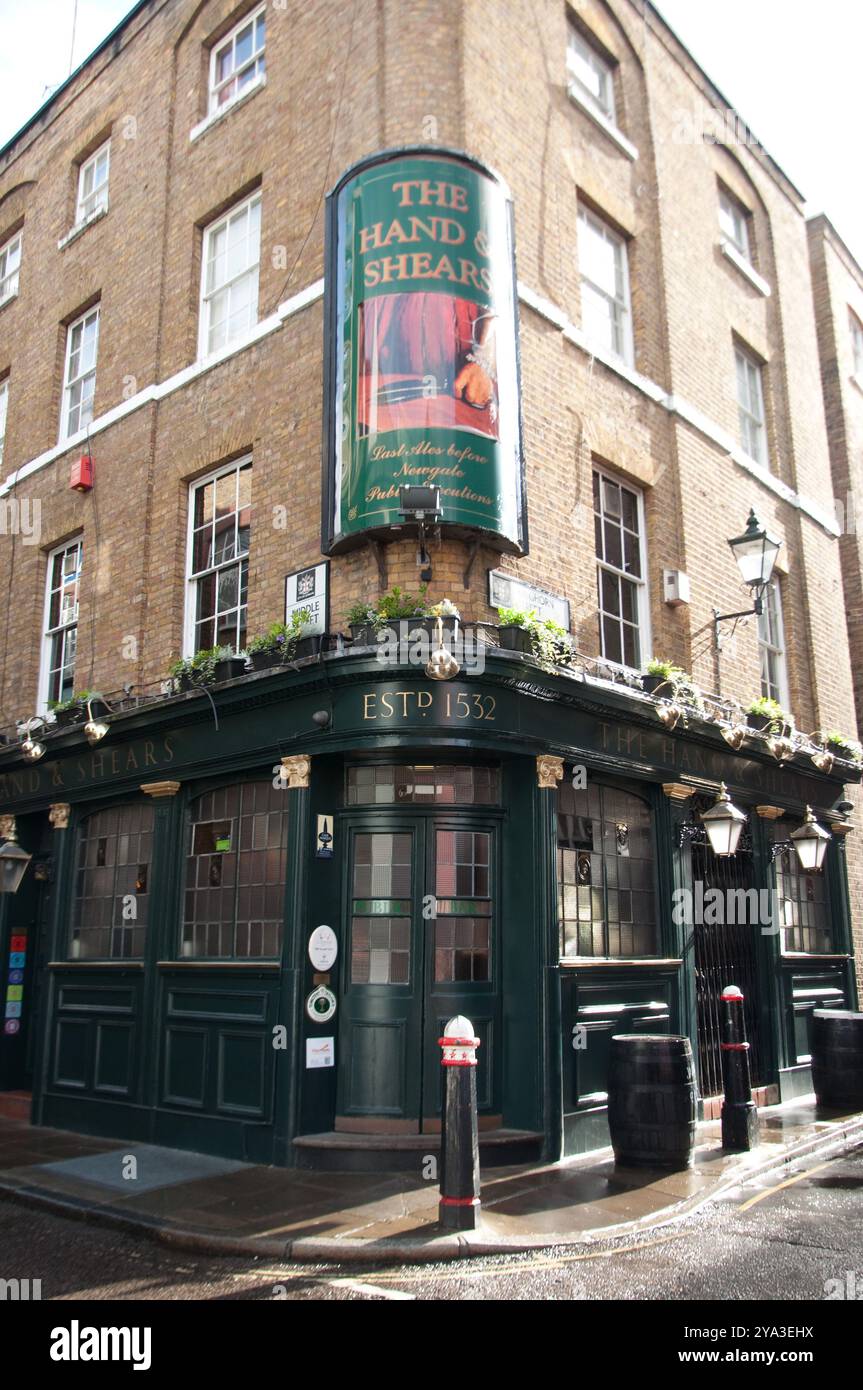 The Hand and Shears Pub, Smithfield, City of London, England, United ...