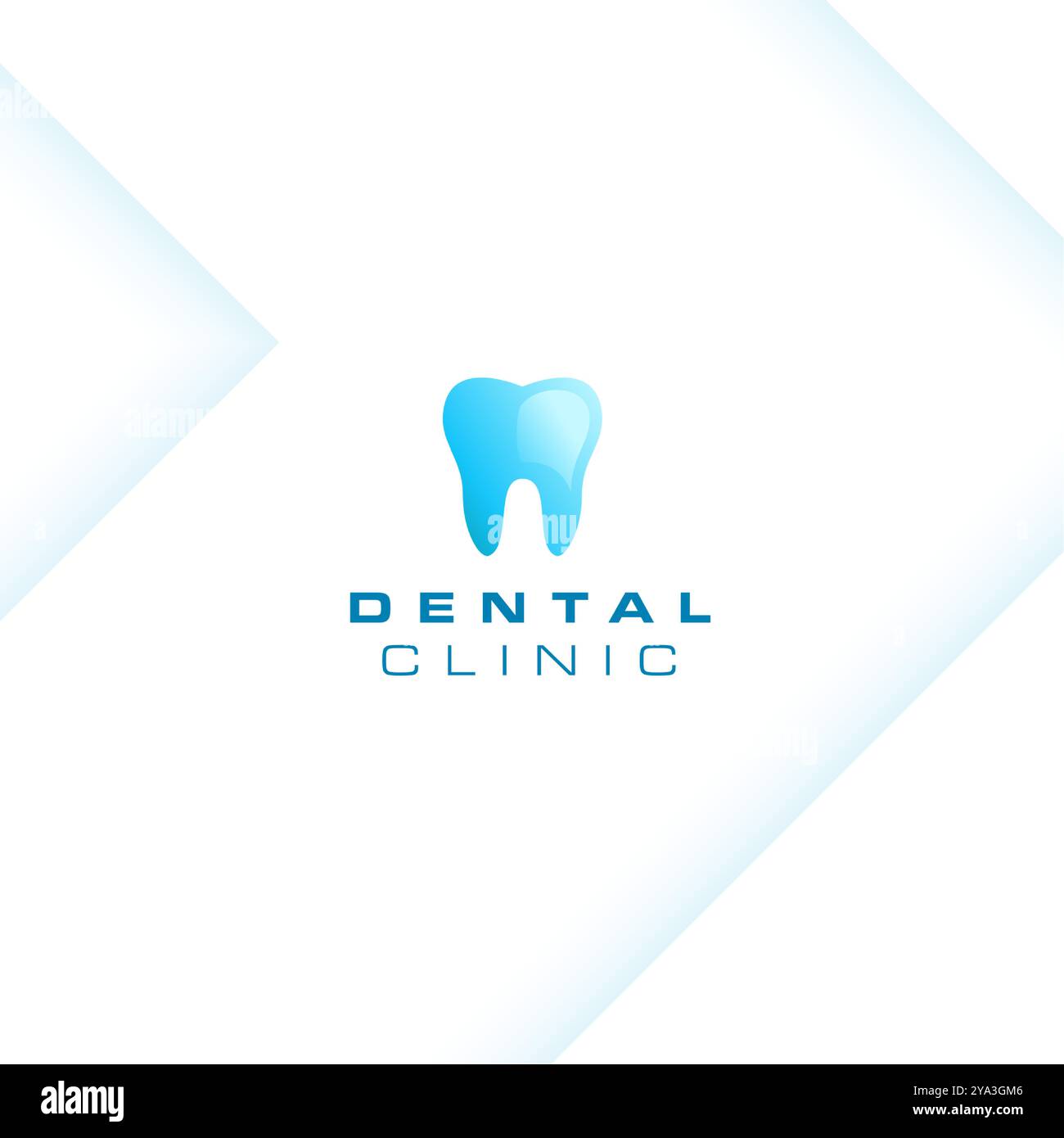 professional dental clinic teeth logo sign template vector Stock Vector ...