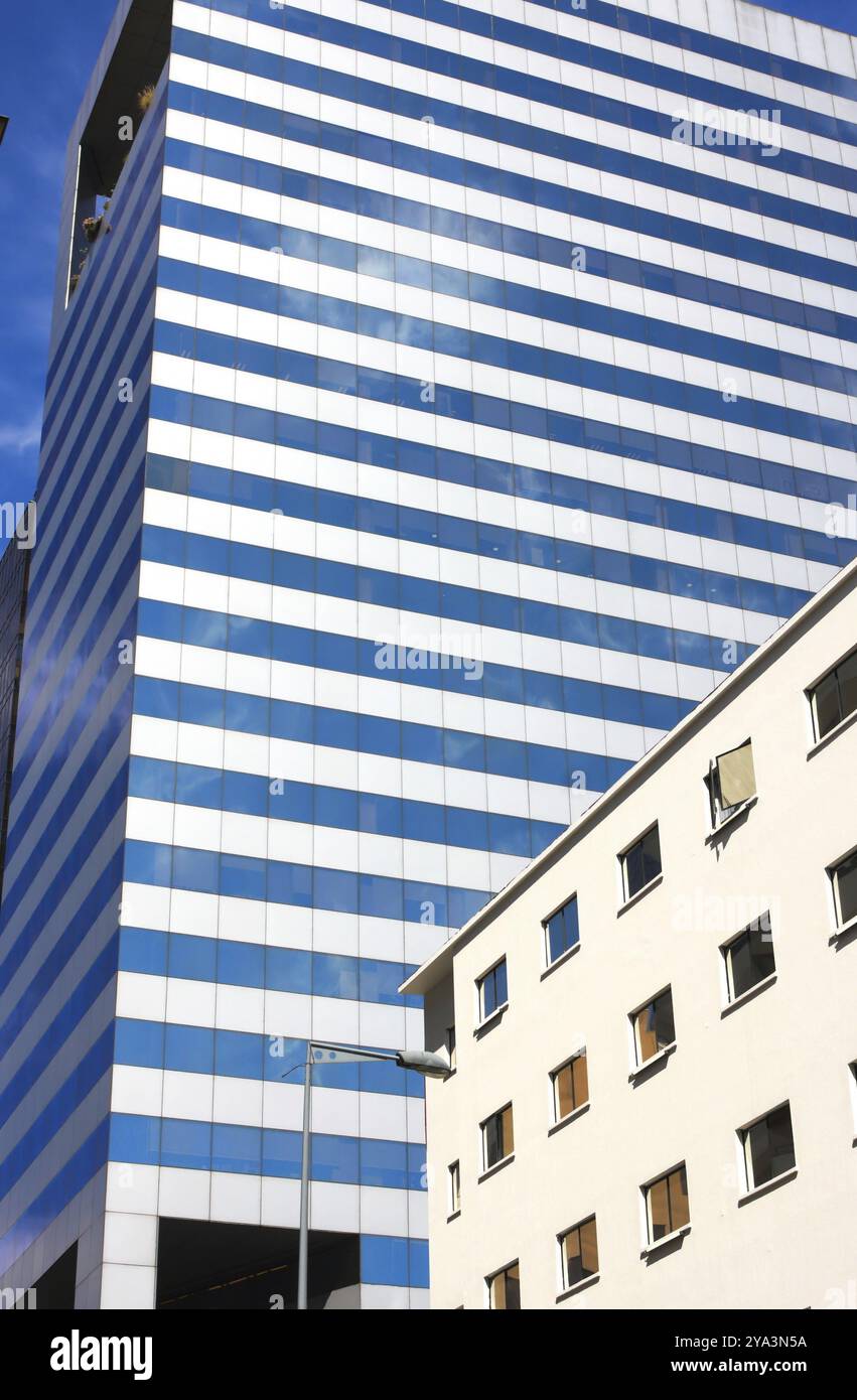 high rise building, facade, Santiago de Chile, Chile, South America ...