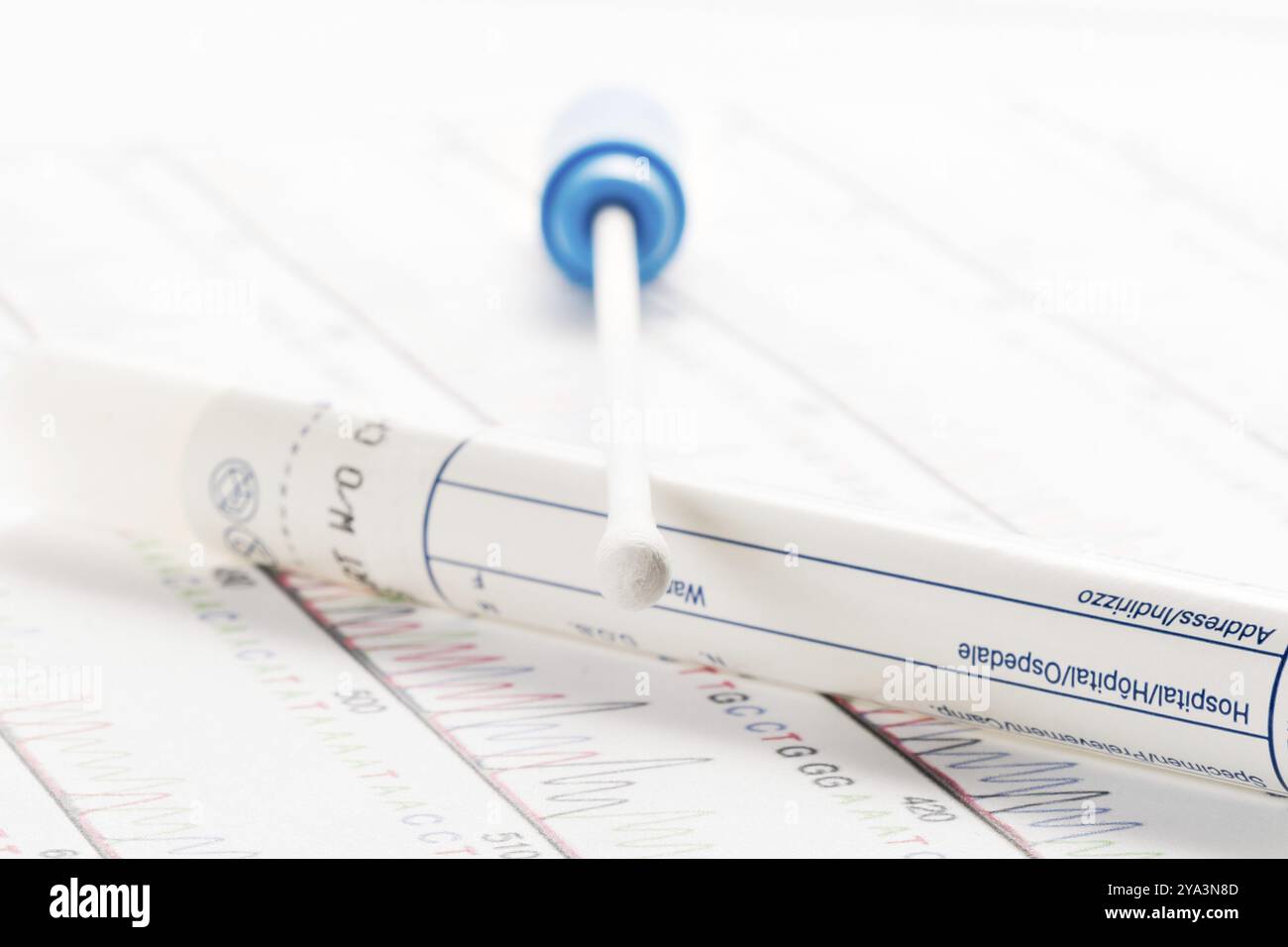 DNA swab test, cotton swabs for genetic fingerprinting Stock Photo - Alamy